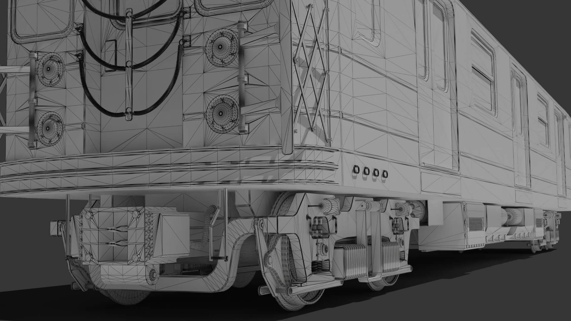 Kawasaki NYC Subway Car R62 a 3D Model by Agungkuncoro