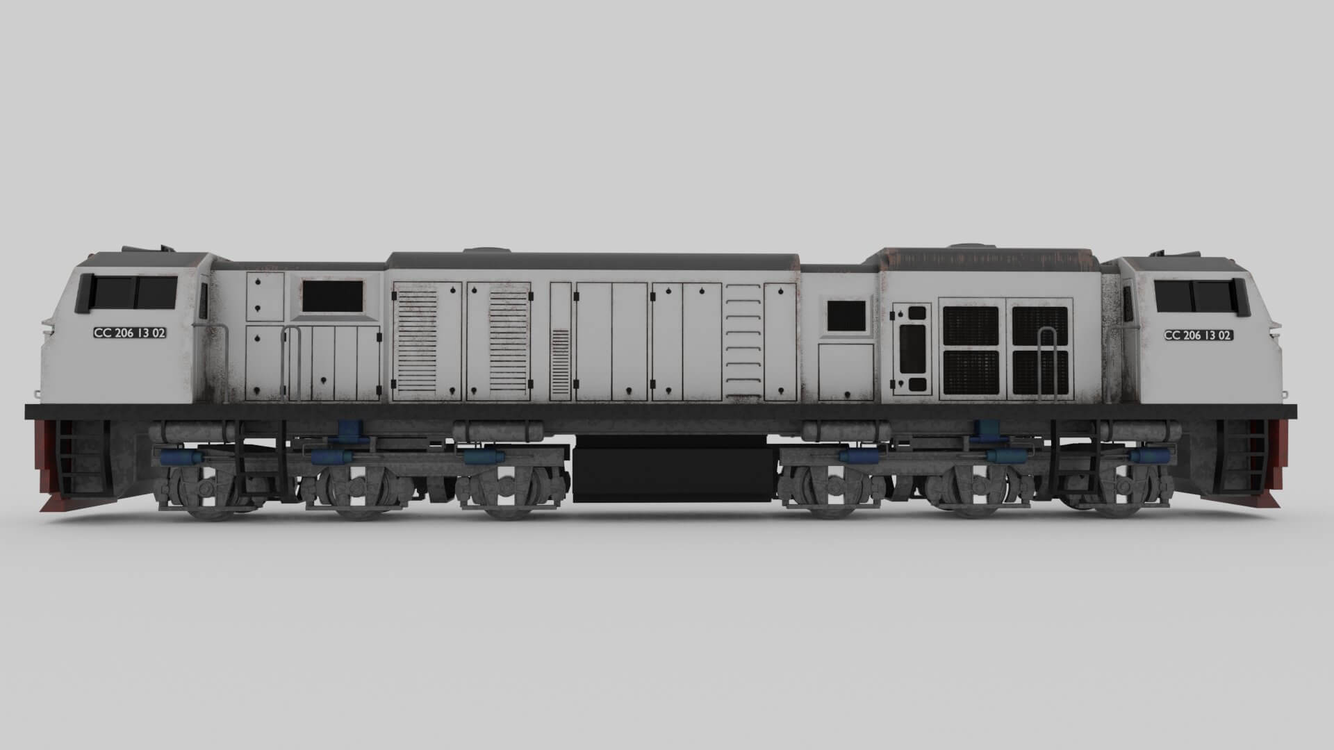 Locomotive Train Engine - 3D Model by Agungkuncoro