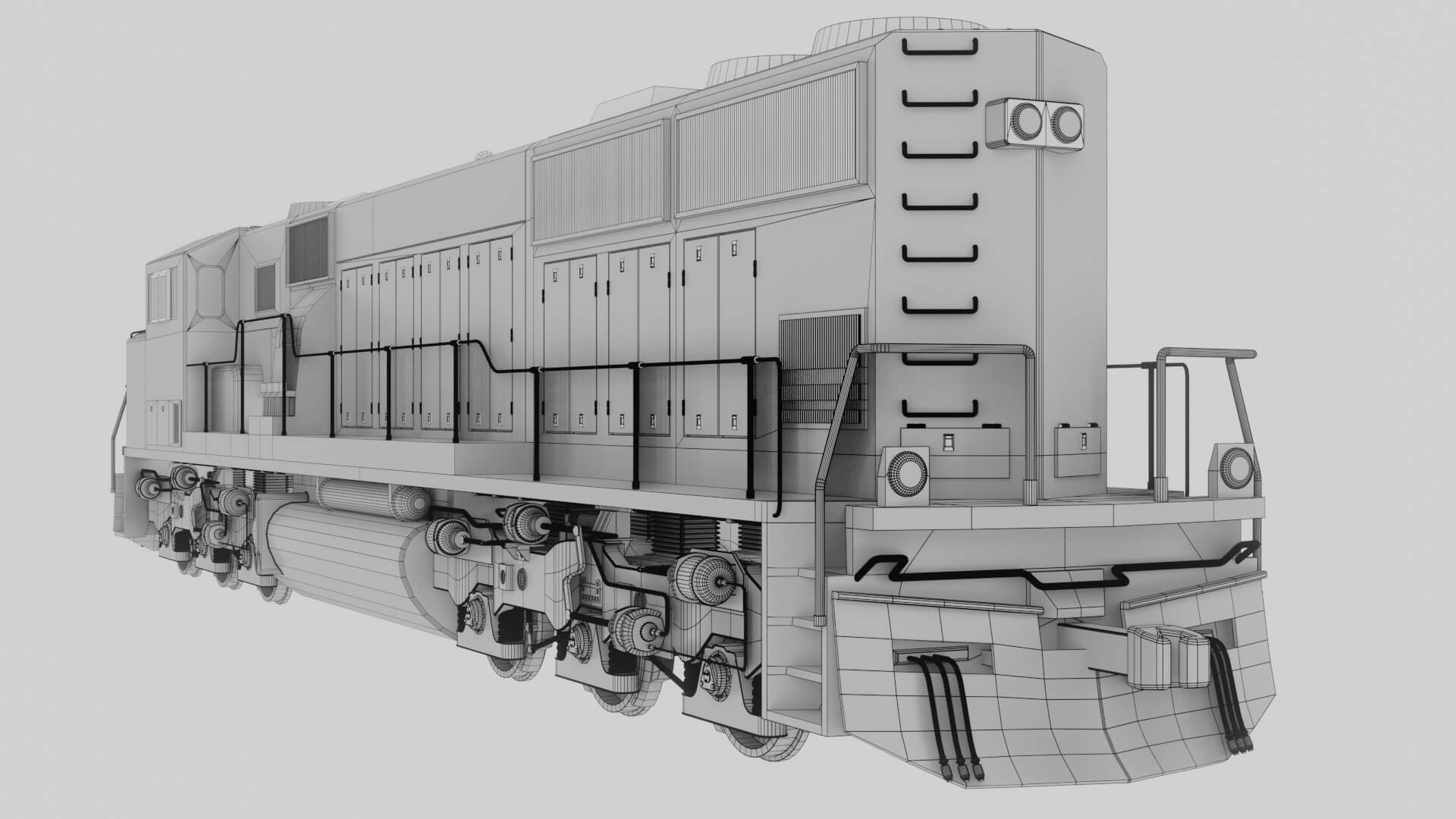 Locomotive - 3D Model by Agungkuncoro