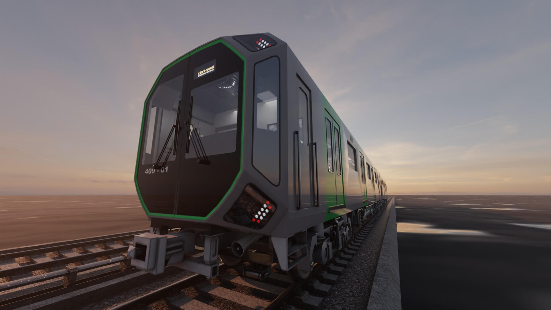 Osaka Metro Train 4000 Series - 3D Model by Agungkuncoro