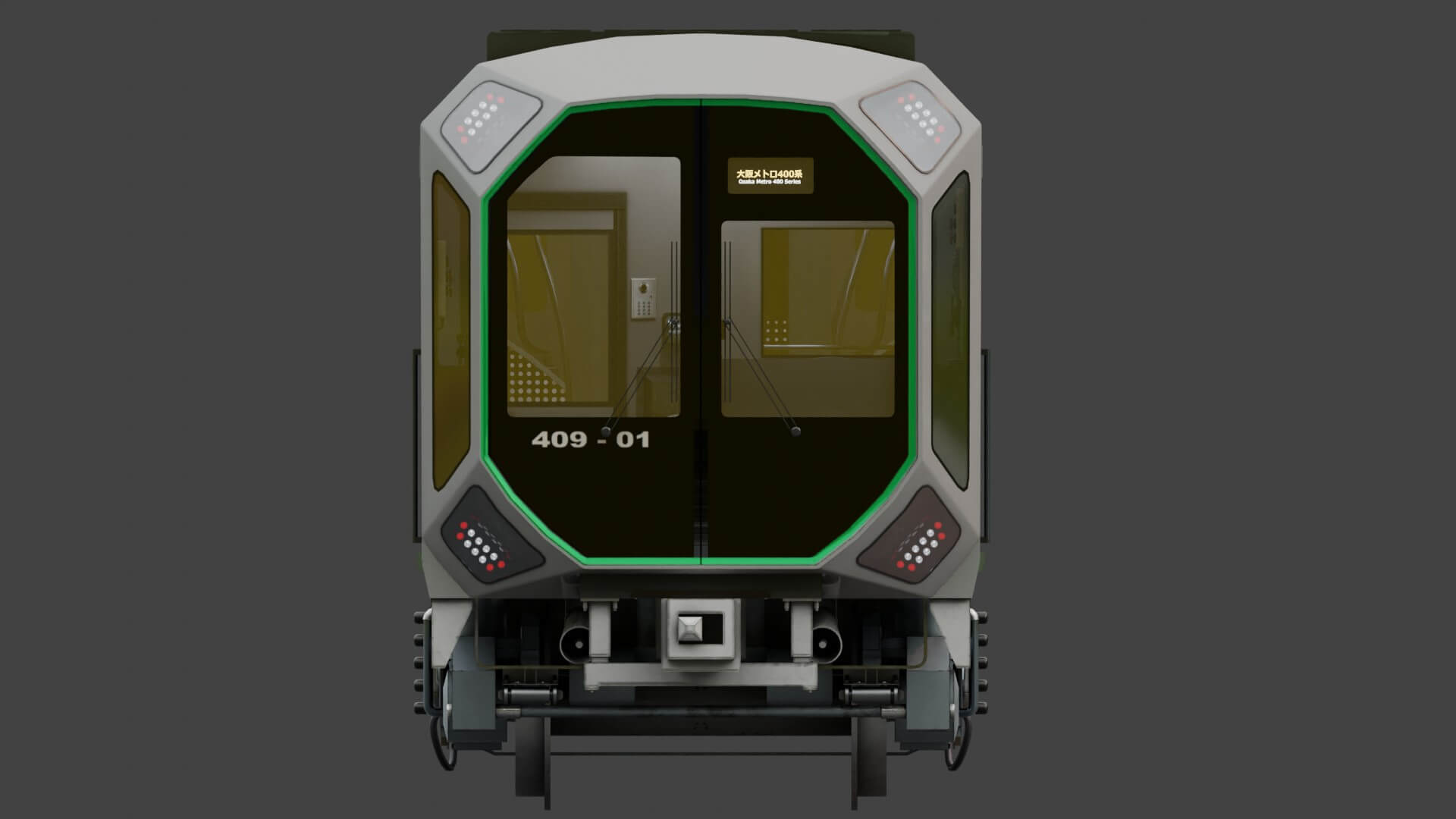 Osaka Metro Train 4000 Series - 3D Model by Agungkuncoro