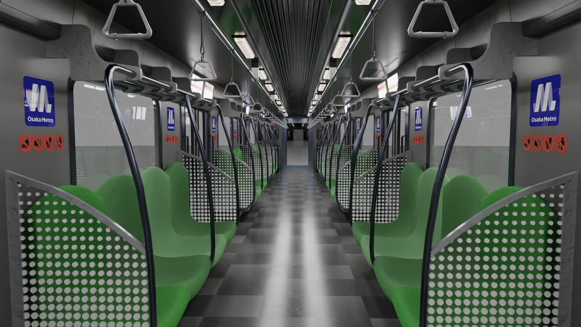 Osaka Metro Train 4000 Series - 3D Model by Agungkuncoro