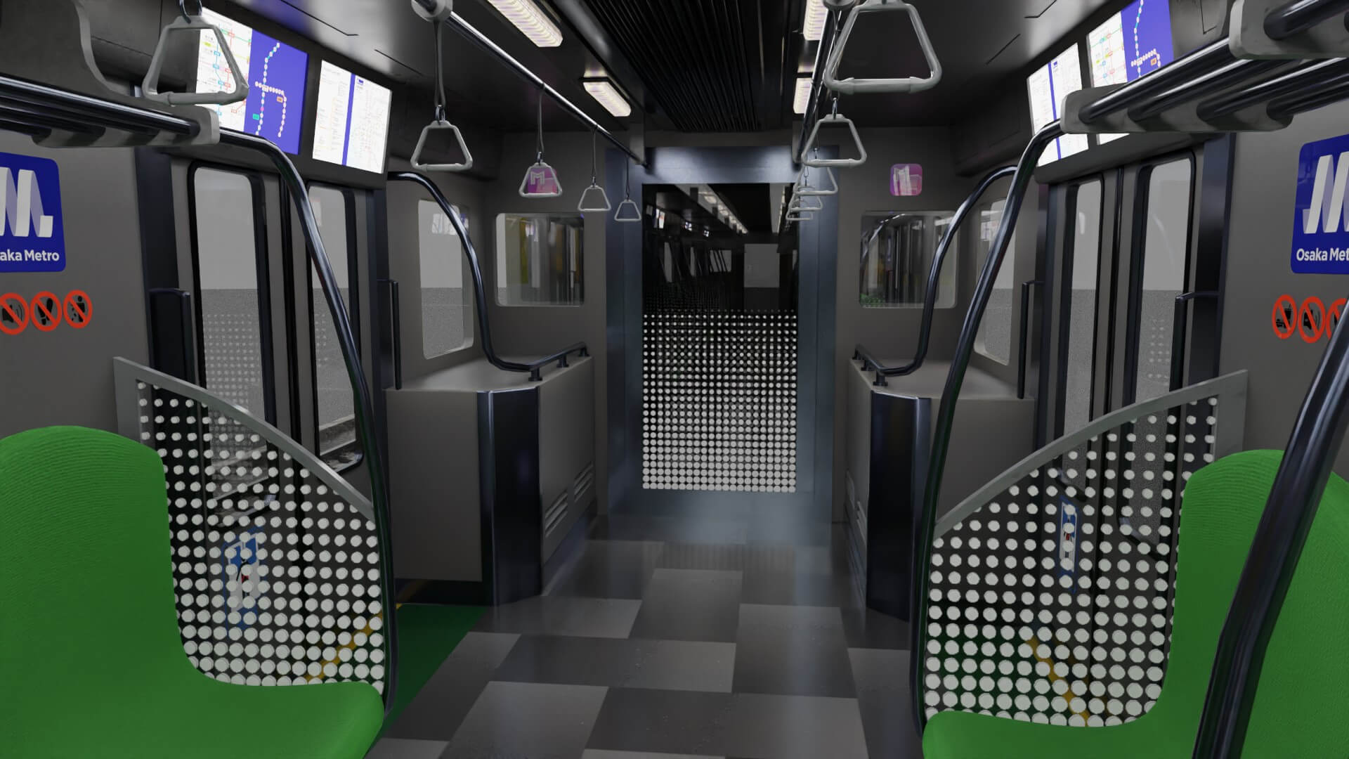 Osaka Metro Train 400 Series 3D Model by Agungkuncoro