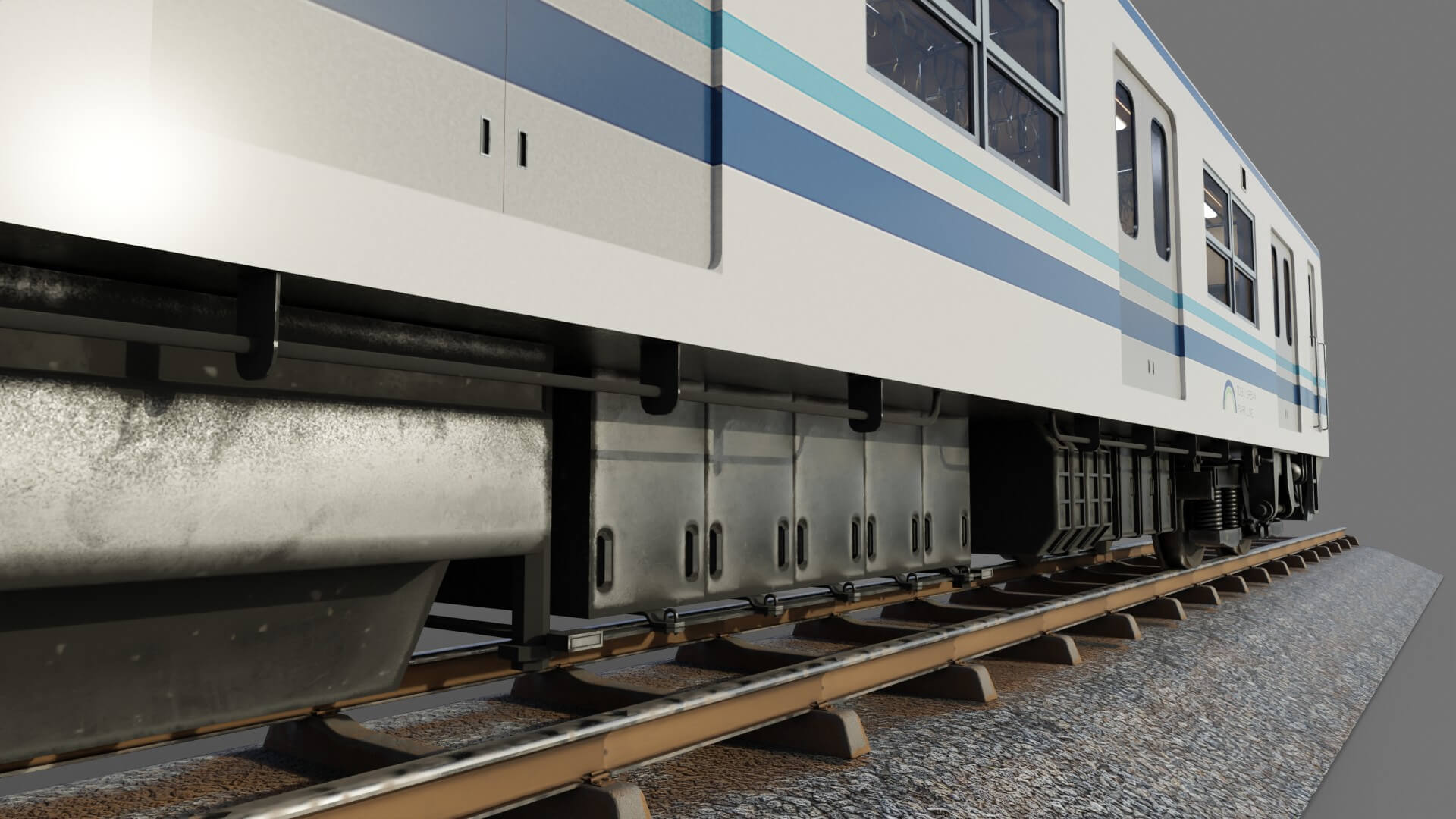 Tobu Railway Series 8000 Low Poly 3D Model by Agungkuncoro