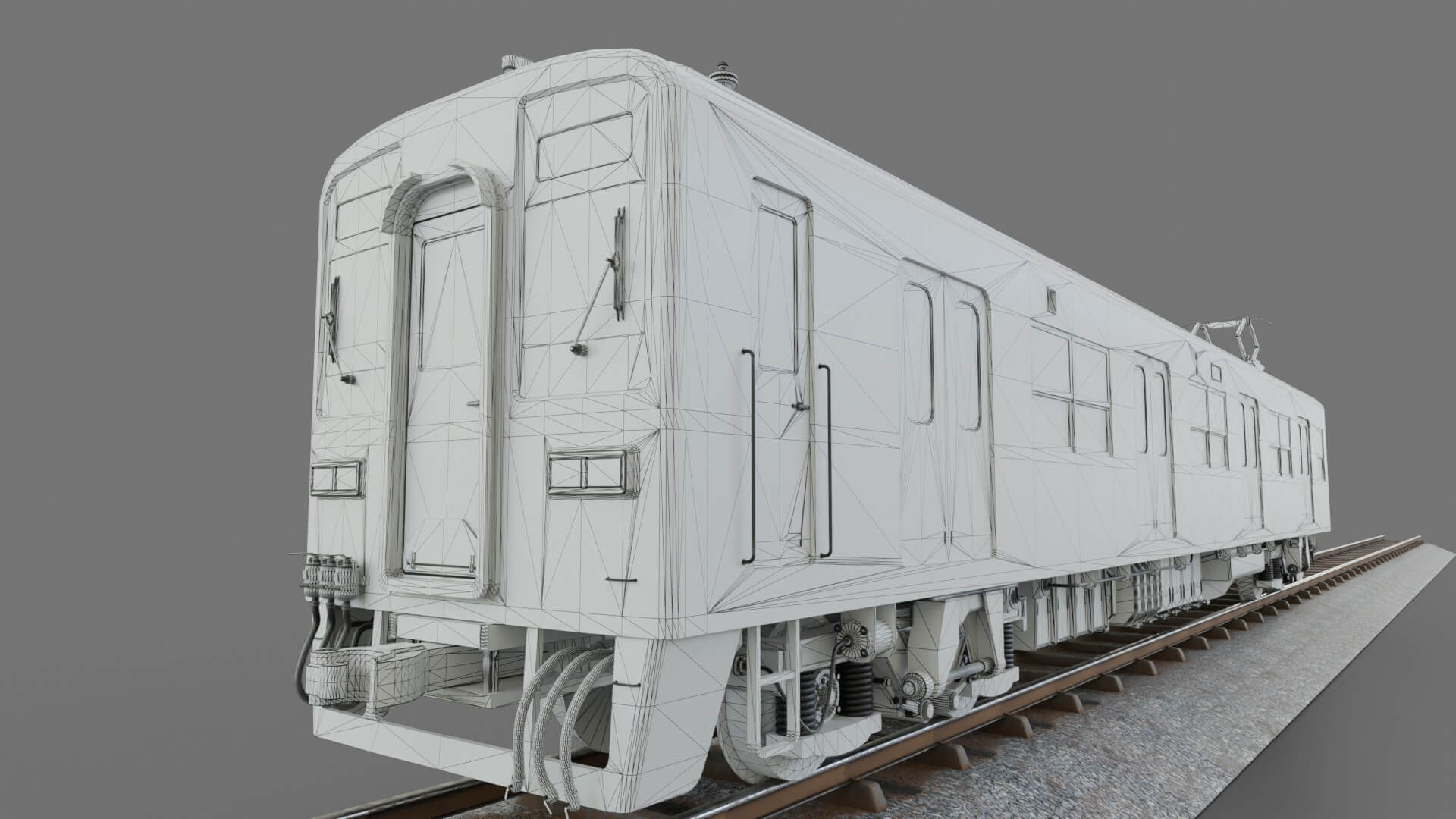 Tobu Railway Series 8000 Low Poly 3D Model by Agungkuncoro