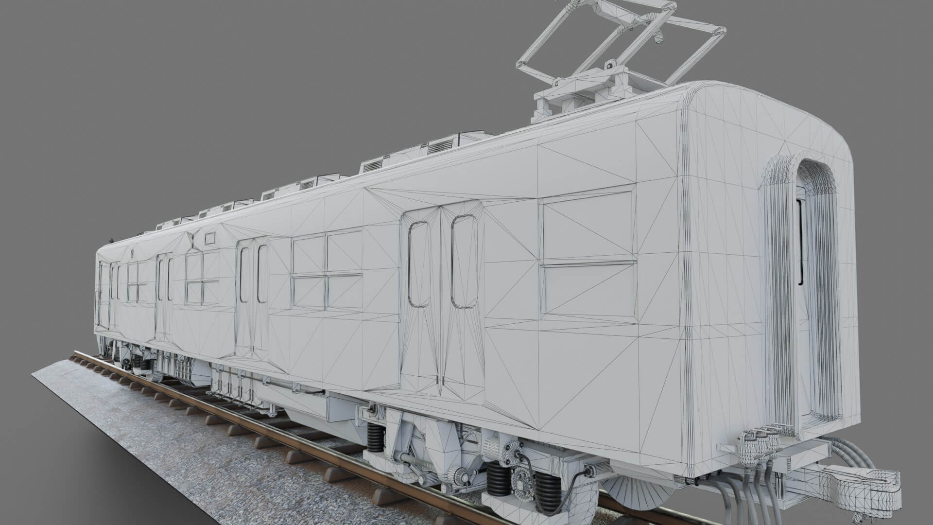 Tobu Railway Series 8000 Low Poly 3D Model by Agungkuncoro