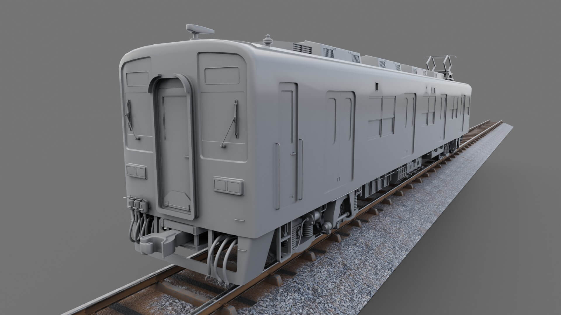 Tobu Railway Series 8000 Low Poly 3D Model by Agungkuncoro
