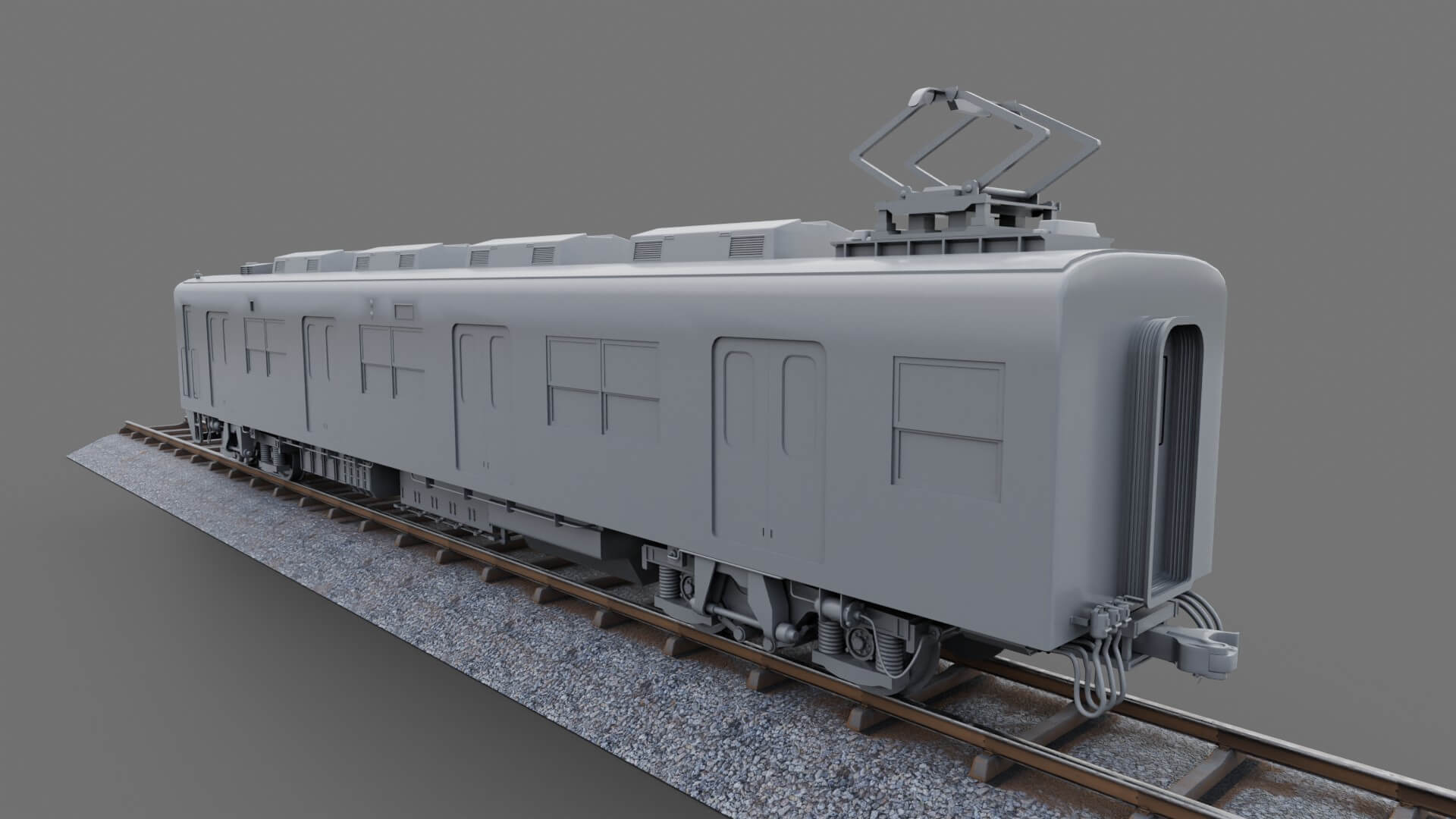 Tobu Railway Series 8000 Low Poly 3D Model by Agungkuncoro