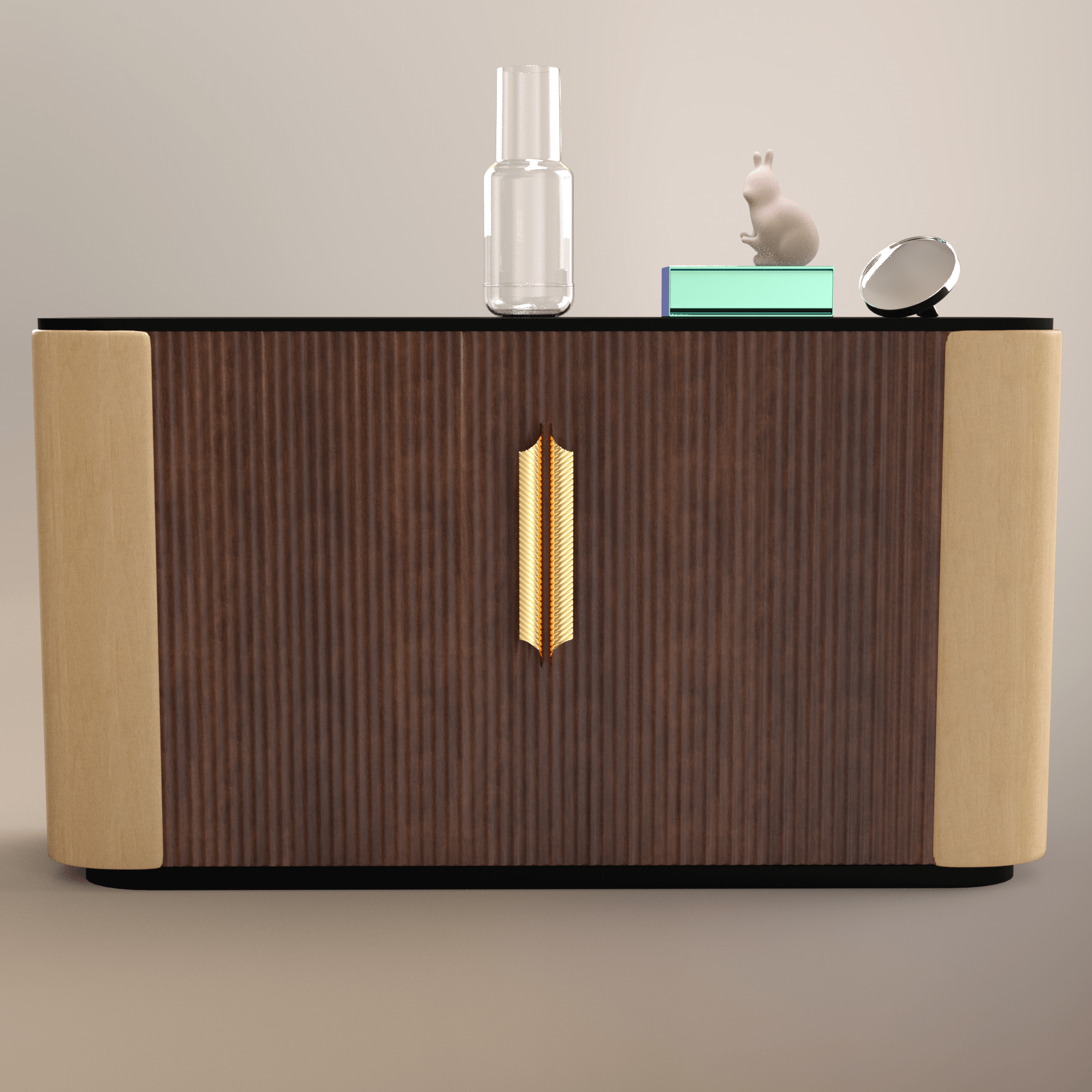 Display Cabinets 04 3D Render, Digital Art by AH3D