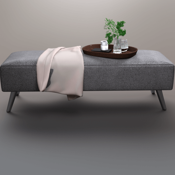 Bench 01 3D Render, Digital Art by AH3D