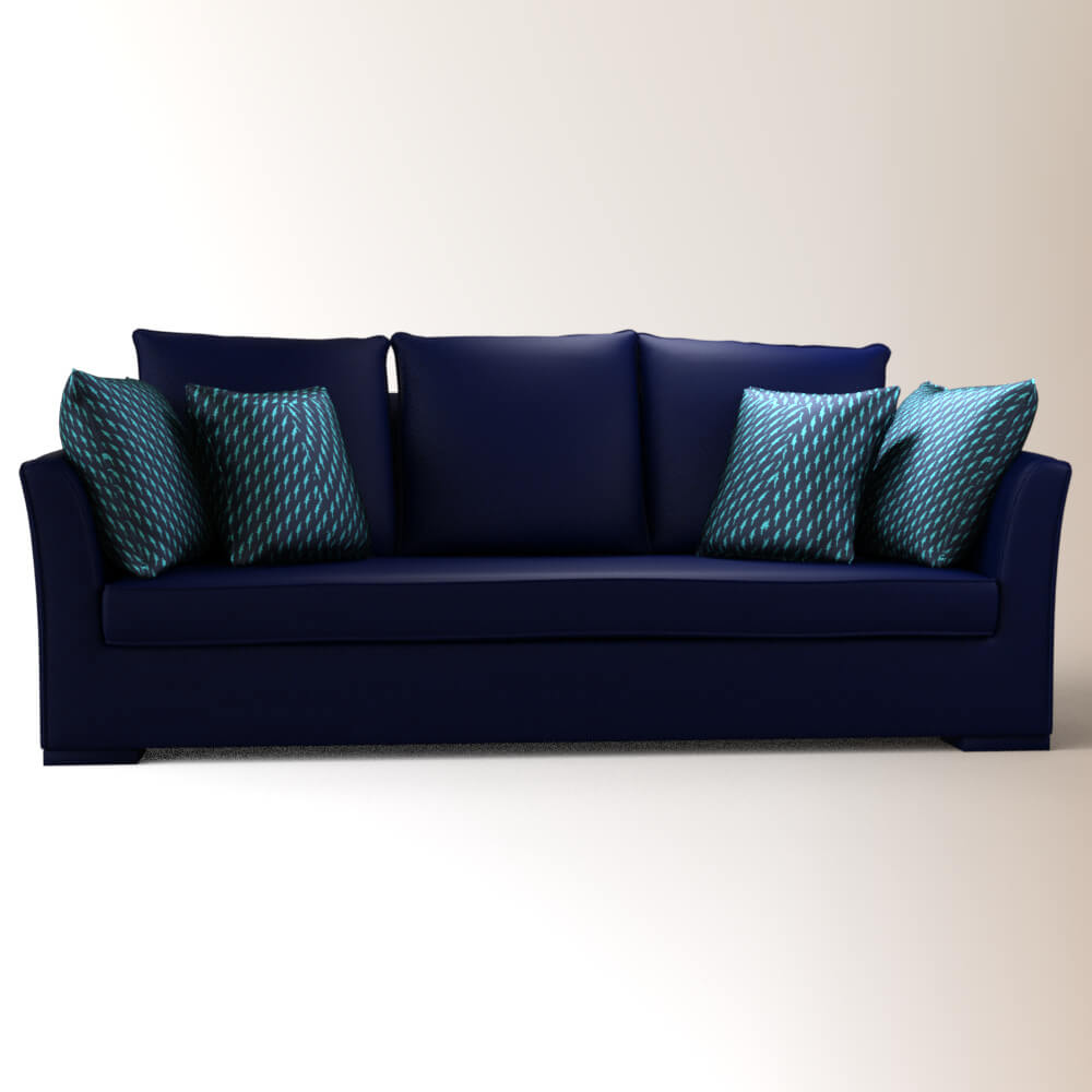 Sofa 55 3D Render, Digital Art by AH3D