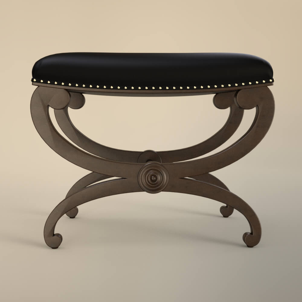 Stool 32 3D Render, Digital Art by AH3D