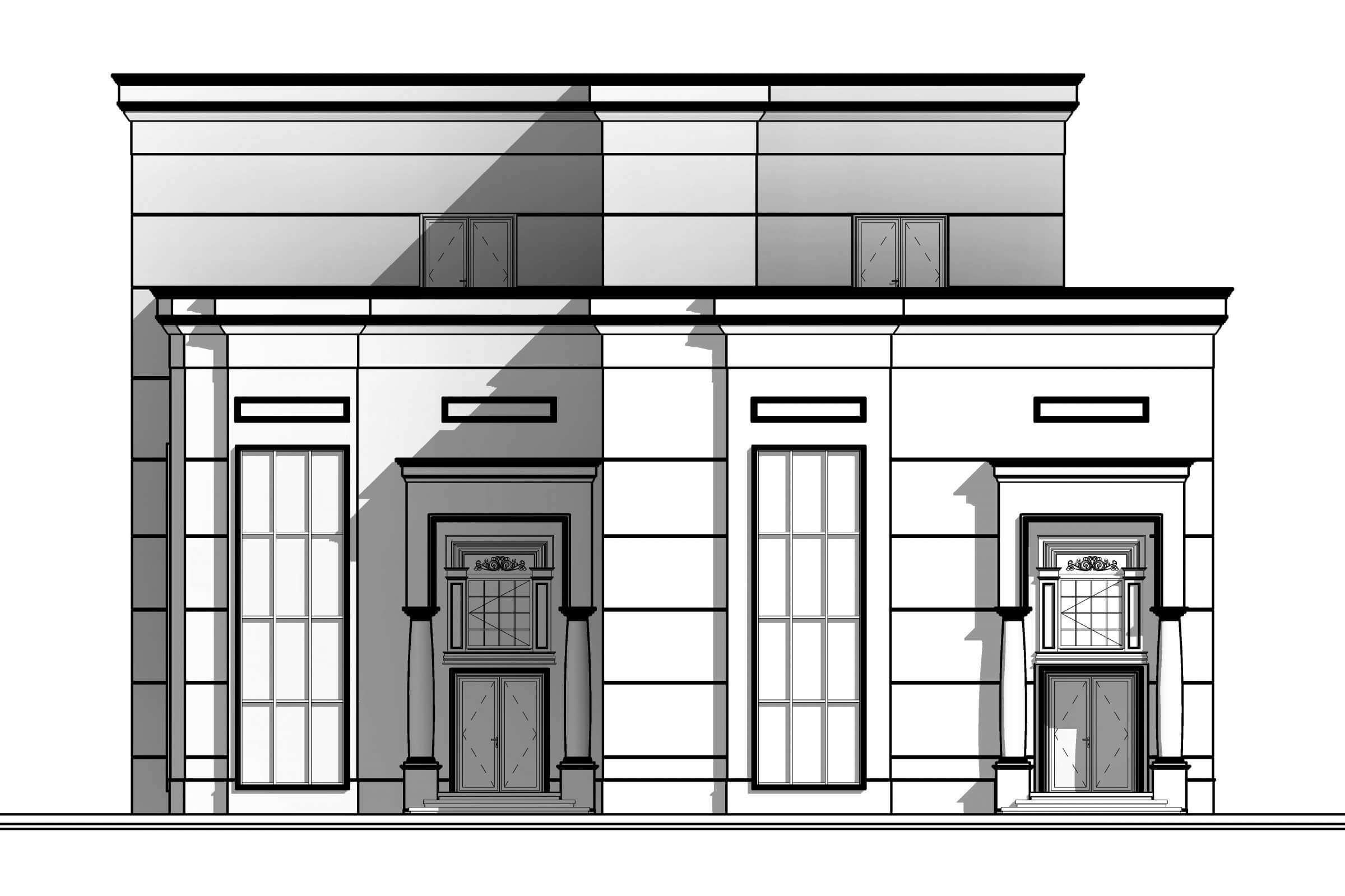 Classical Residential Building - 3D Model by ahmed_shoukry1