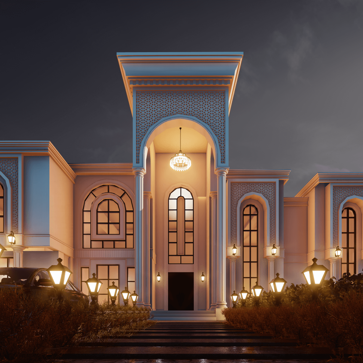 Classic villa 3D Render, Digital Art by ahmed_shoukry1