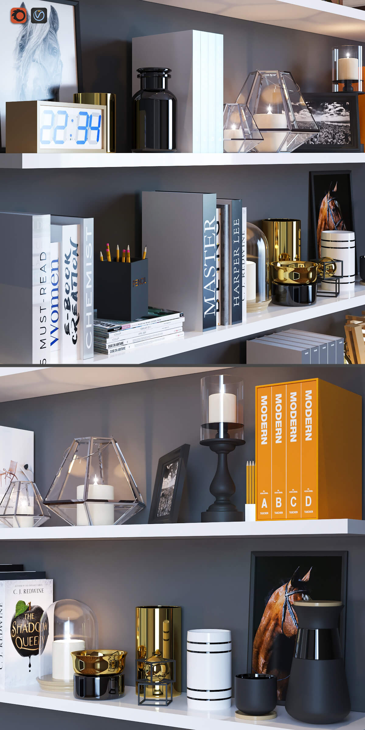 Wodden Wall Decore - 3D Model by ahmed1000