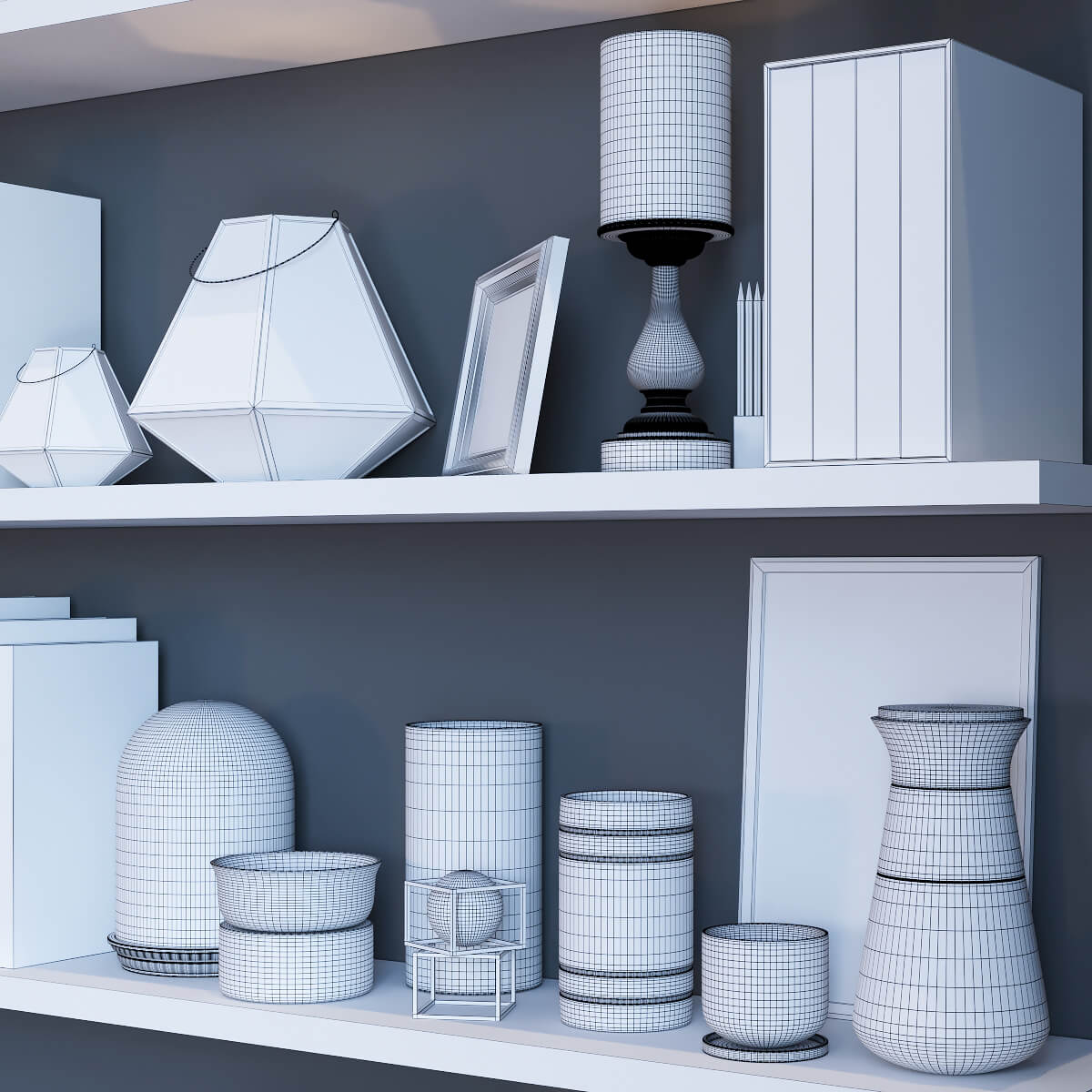 Wodden Wall Decore - 3D Model by ahmed1000