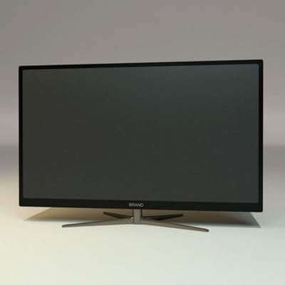 Flat Screen Television - 3D Model by AhmedSaleh