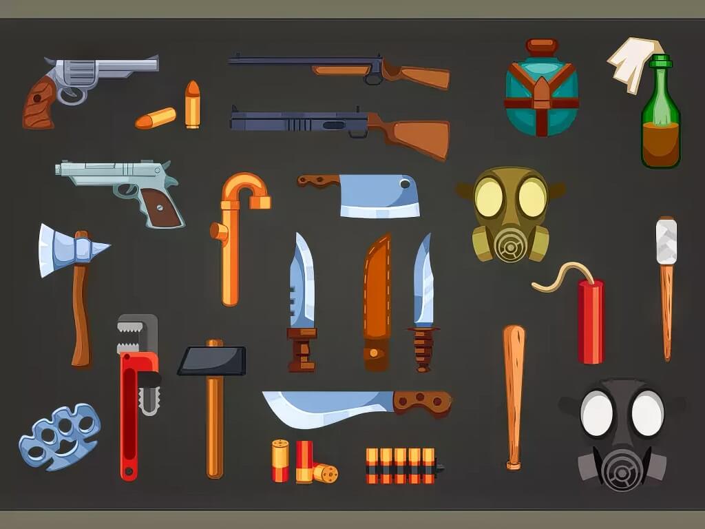 Survival Game Items by AhNinniah