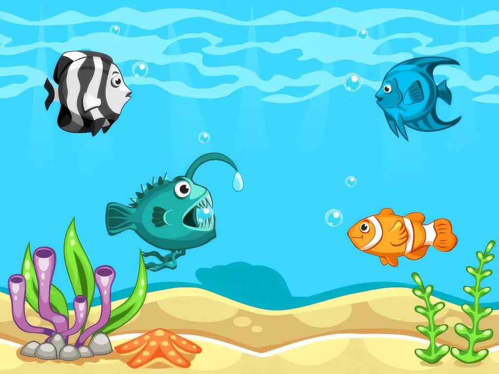 Underwater World Pack - 2D Game Asset by AhNinniah