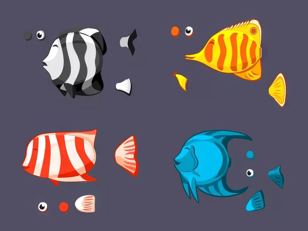 Underwater World Pack - 2D Game Asset by AhNinniah