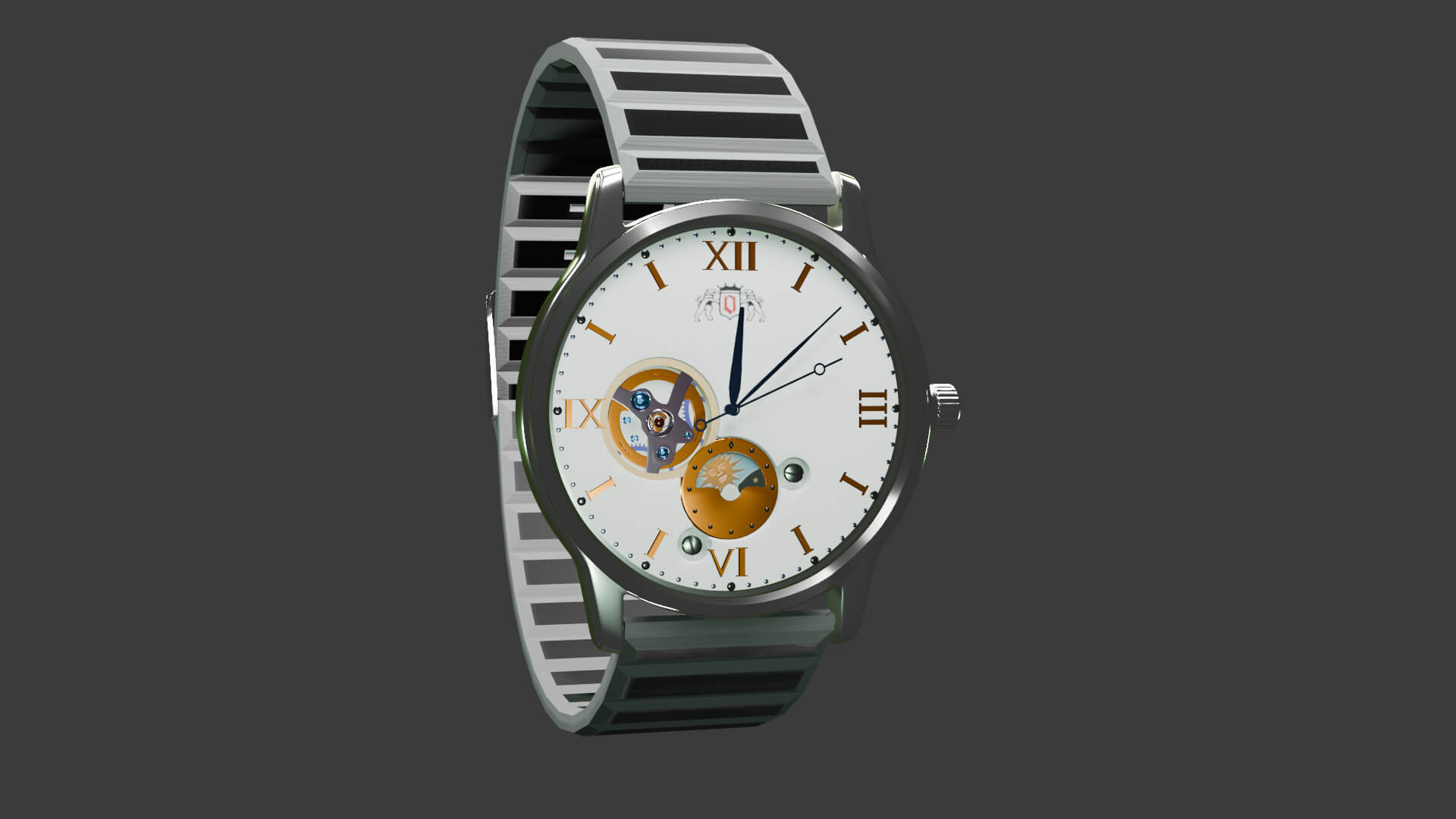 Wrist 3D Watch by Ahxandesign