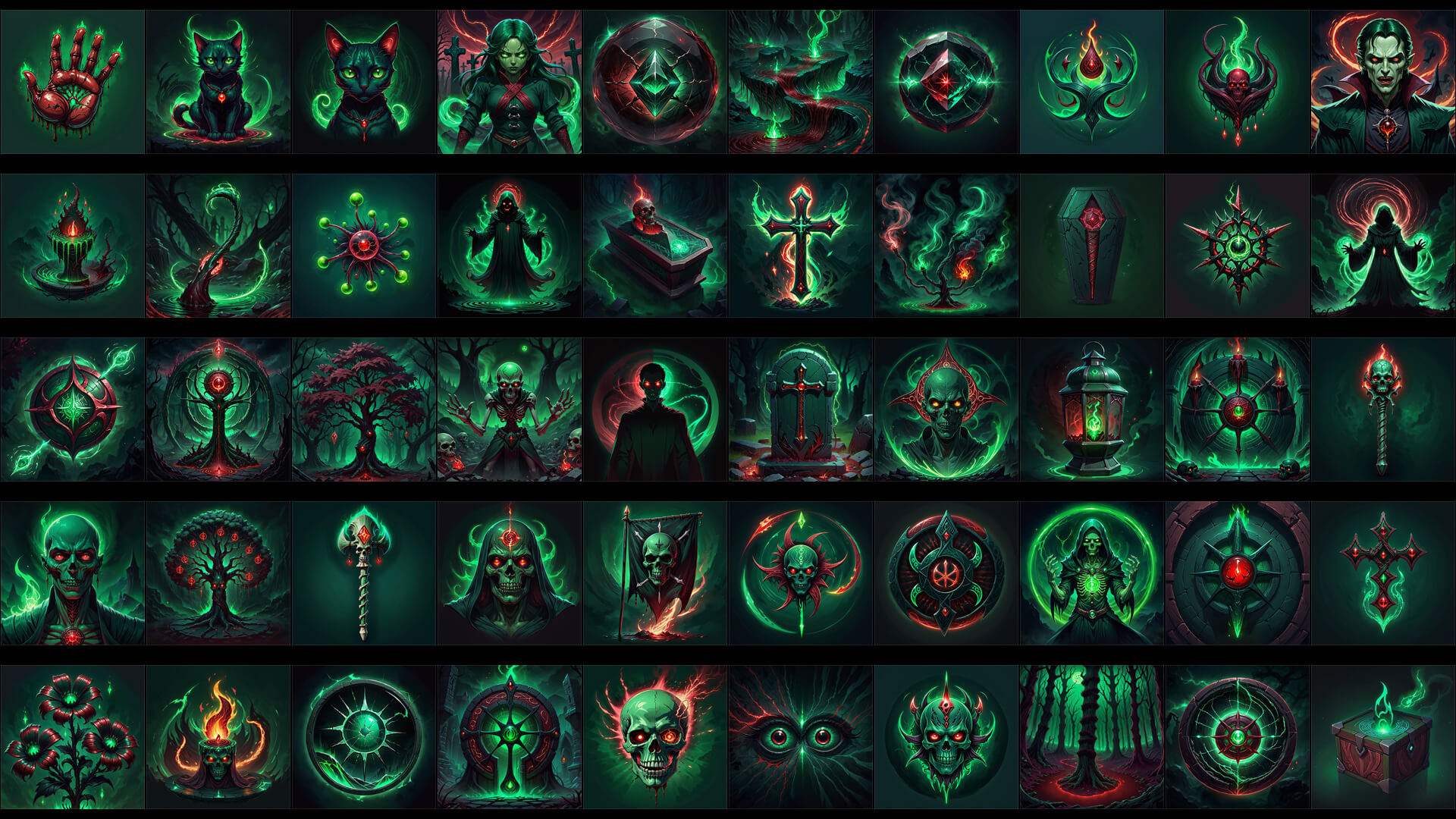 Magic Spell Icons Mega Bundle2 - 2D Game Asset by AIgameicons