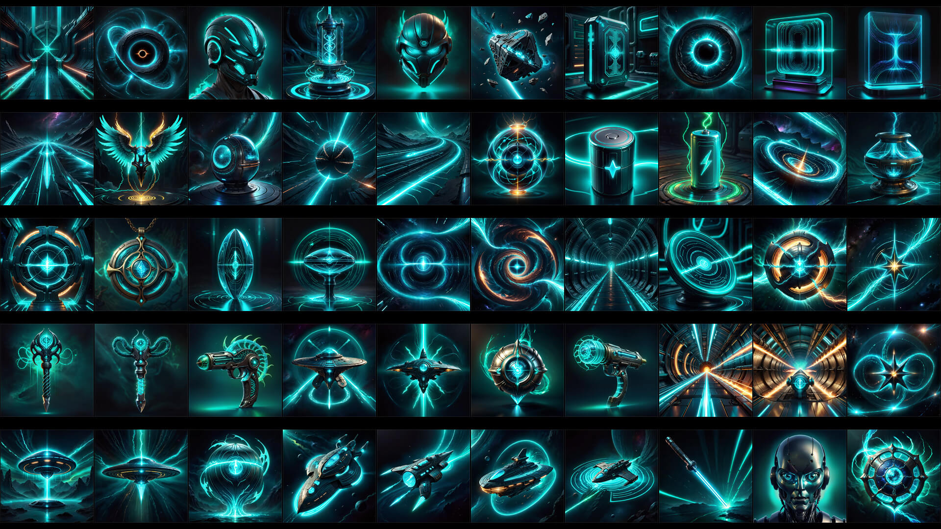 Realistic Magic Spell Icons Mega Bundle1 - 2D Game Asset by AIgameicons