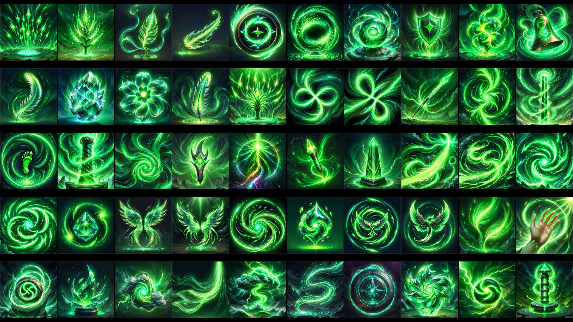 Realistic Magic Spell Icons Mega Bundle2 - 2D Game Asset by AIgameicons