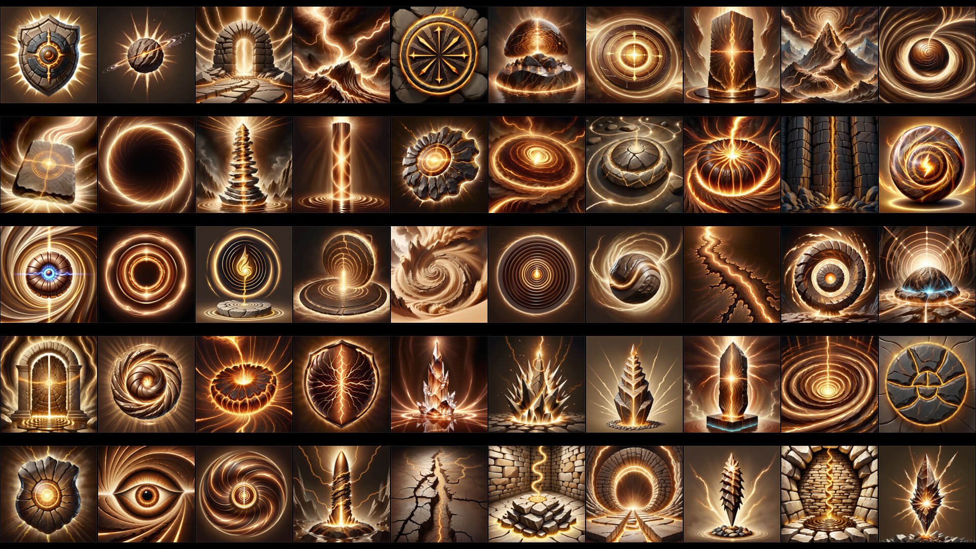 Realistic Magic Spell Icons Mega Bundle3 - 2D Game Asset by AIgameicons