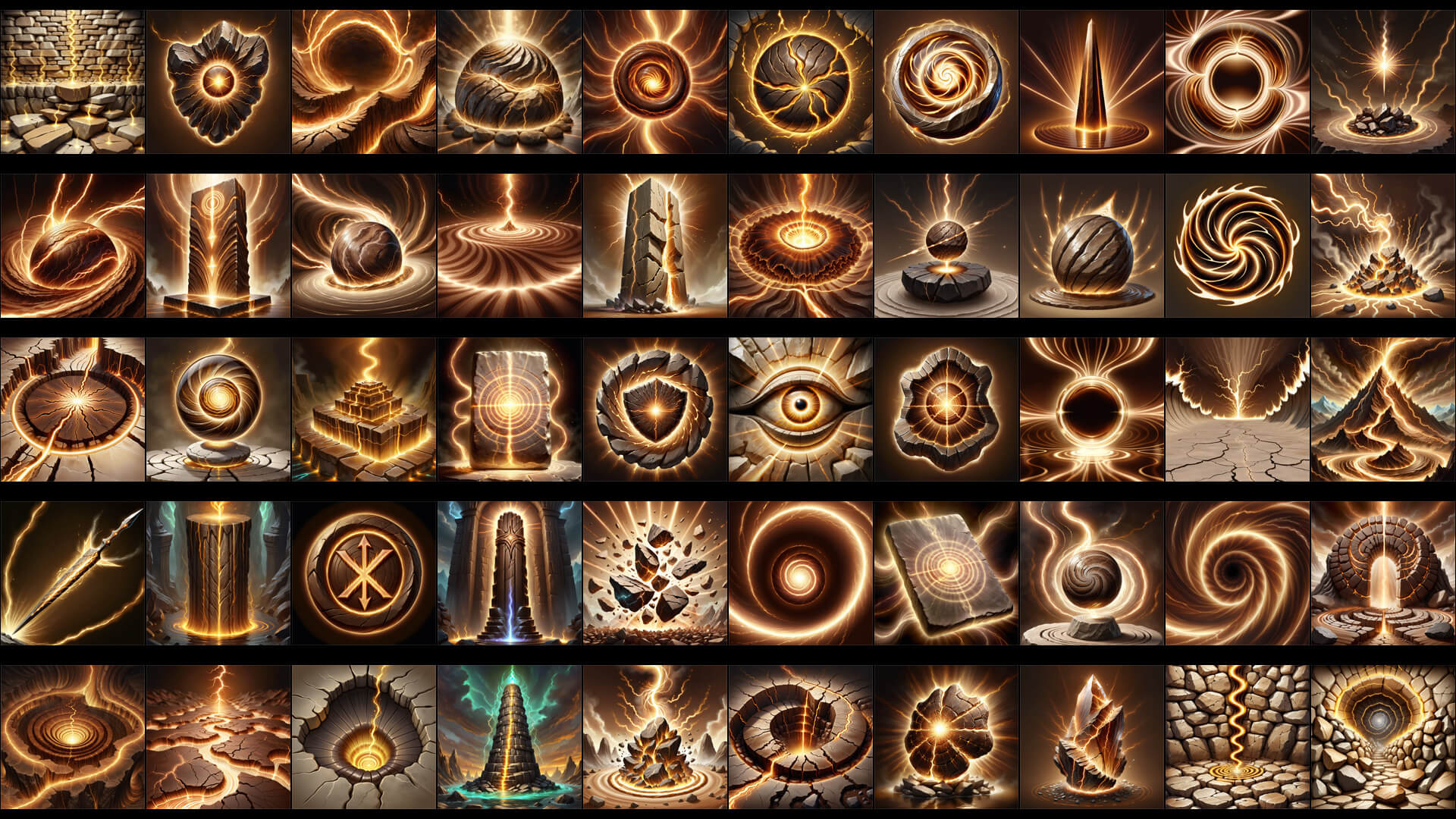 Realistic Magic Spell Icons Mega Bundle3 - 2D Game Asset by AIgameicons