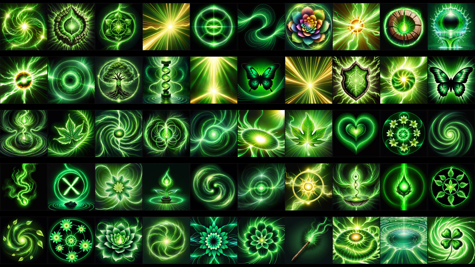 Realistic Magic Spell Icons Mega Bundle3 - 2D Game Asset by AIgameicons