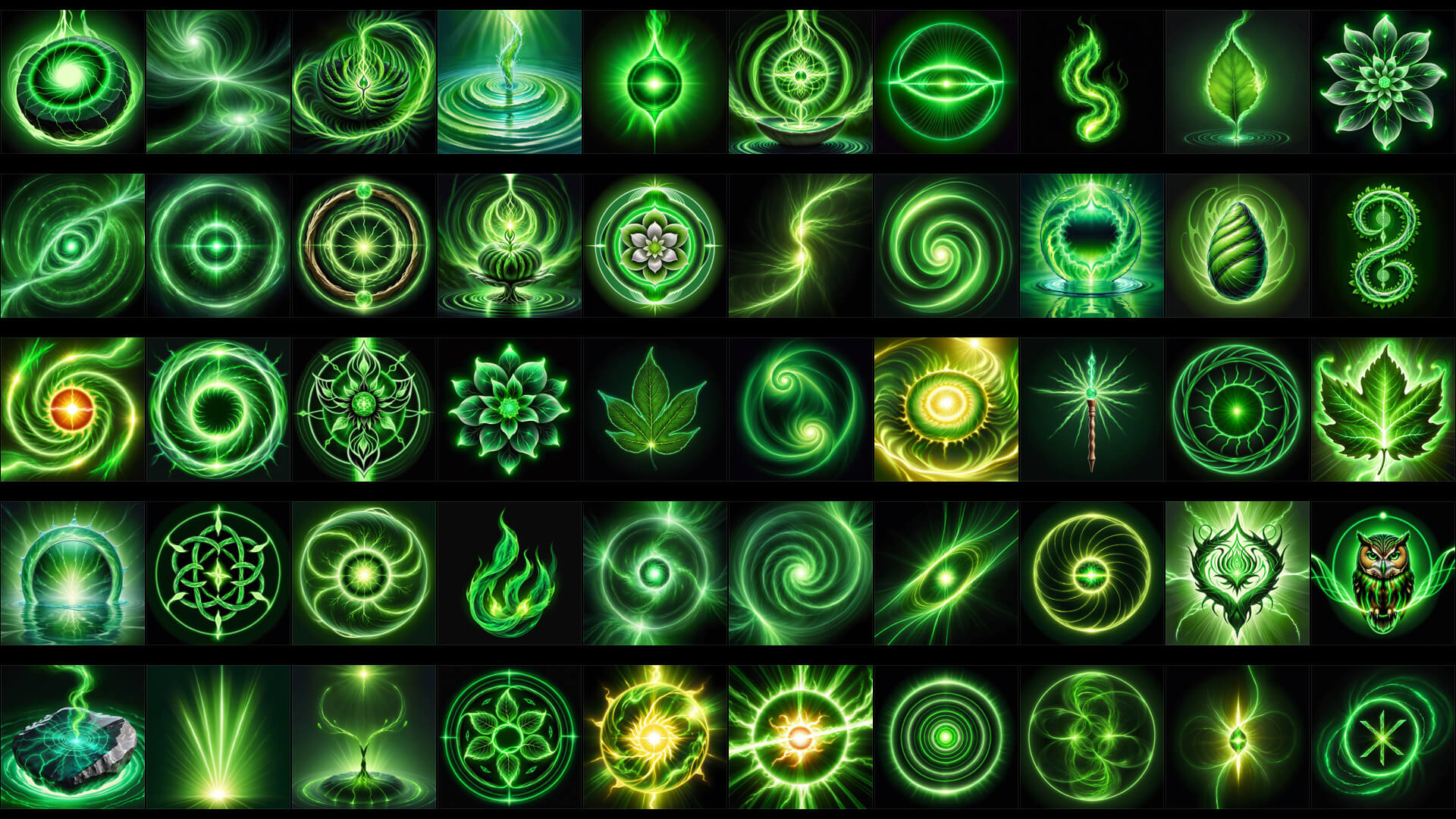 Realistic Magic Spell Icons Mega Bundle3 - 2D Game Asset by AIgameicons