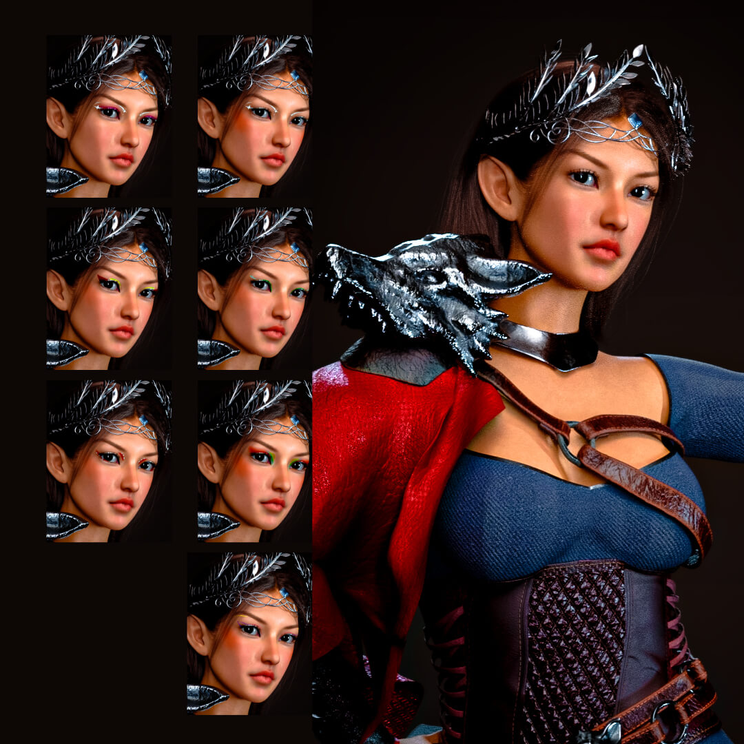 Aneisha Genades for G8F - Daz Content by ailyaflrn