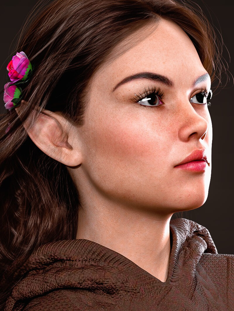 Alethia for G8F 3D Render, Digital Art by ailyaflrn