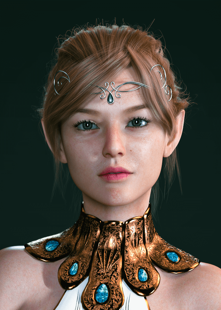 Helena Grania for G8F 3D Render | RenderHub Gallery