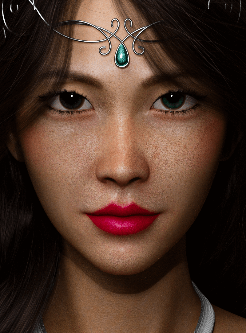 Samantha Frost for G8F 3D Render, Digital Art by ailyaflrn