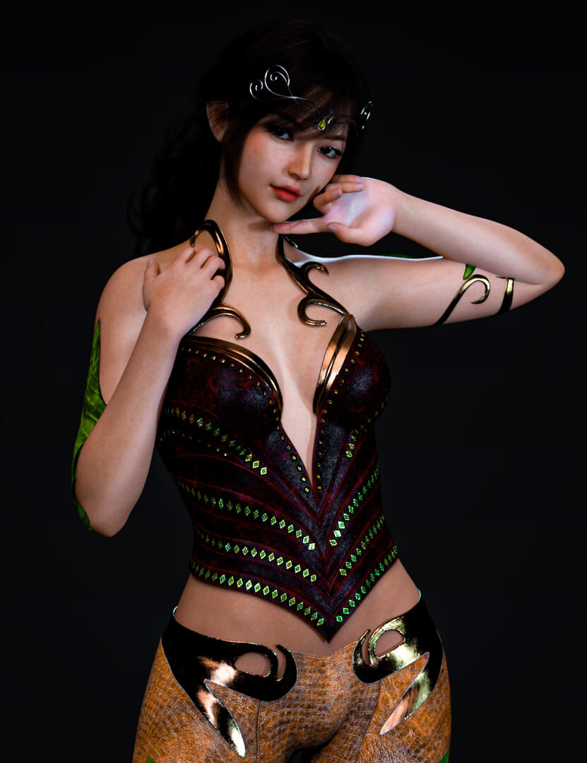 Helia Gania for G8F - Daz Content by ailyaflrn