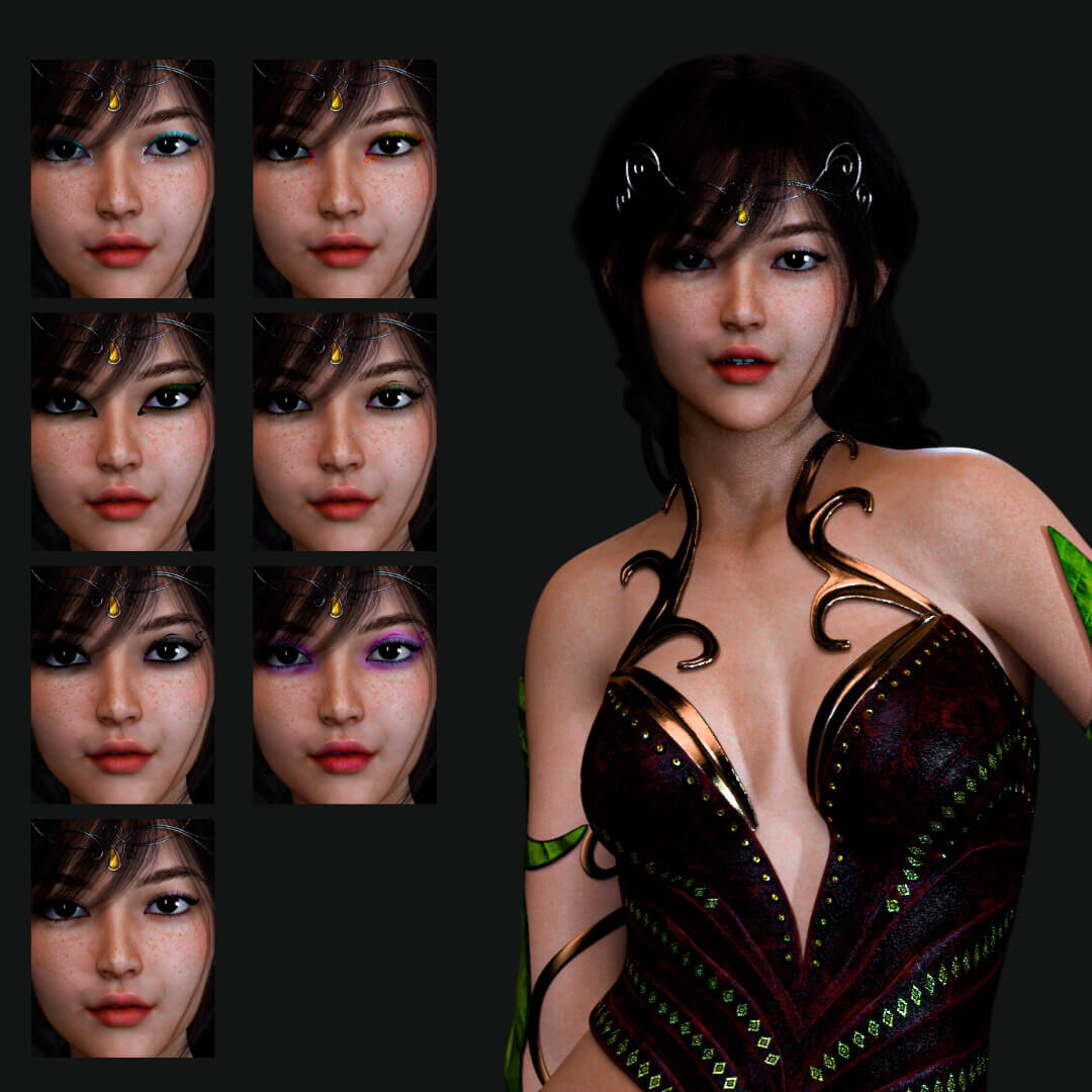 Helia Gania for G8F - Daz Content by ailyaflrn