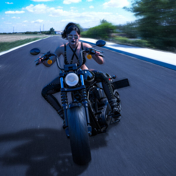 Biker 2 3D Render | RenderHub Gallery