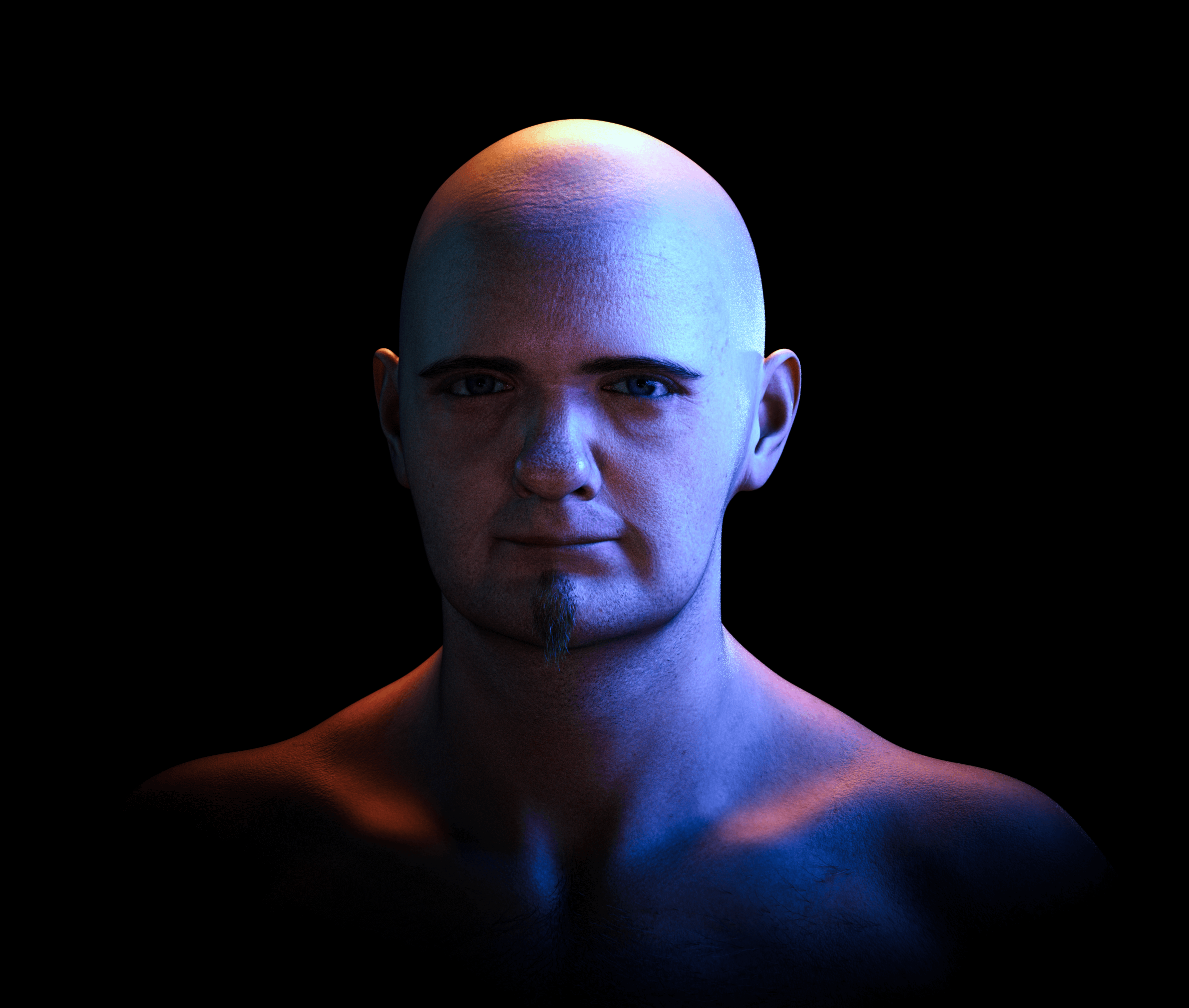 Selfie 3D Render, Digital Art by Ainuk3DRender