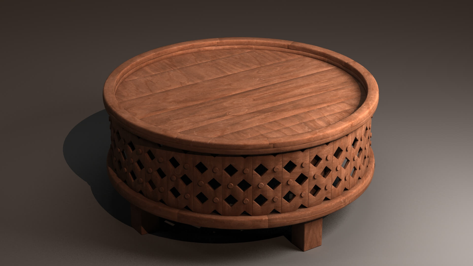 Coffee Table - 3D Model by akash_jadhav