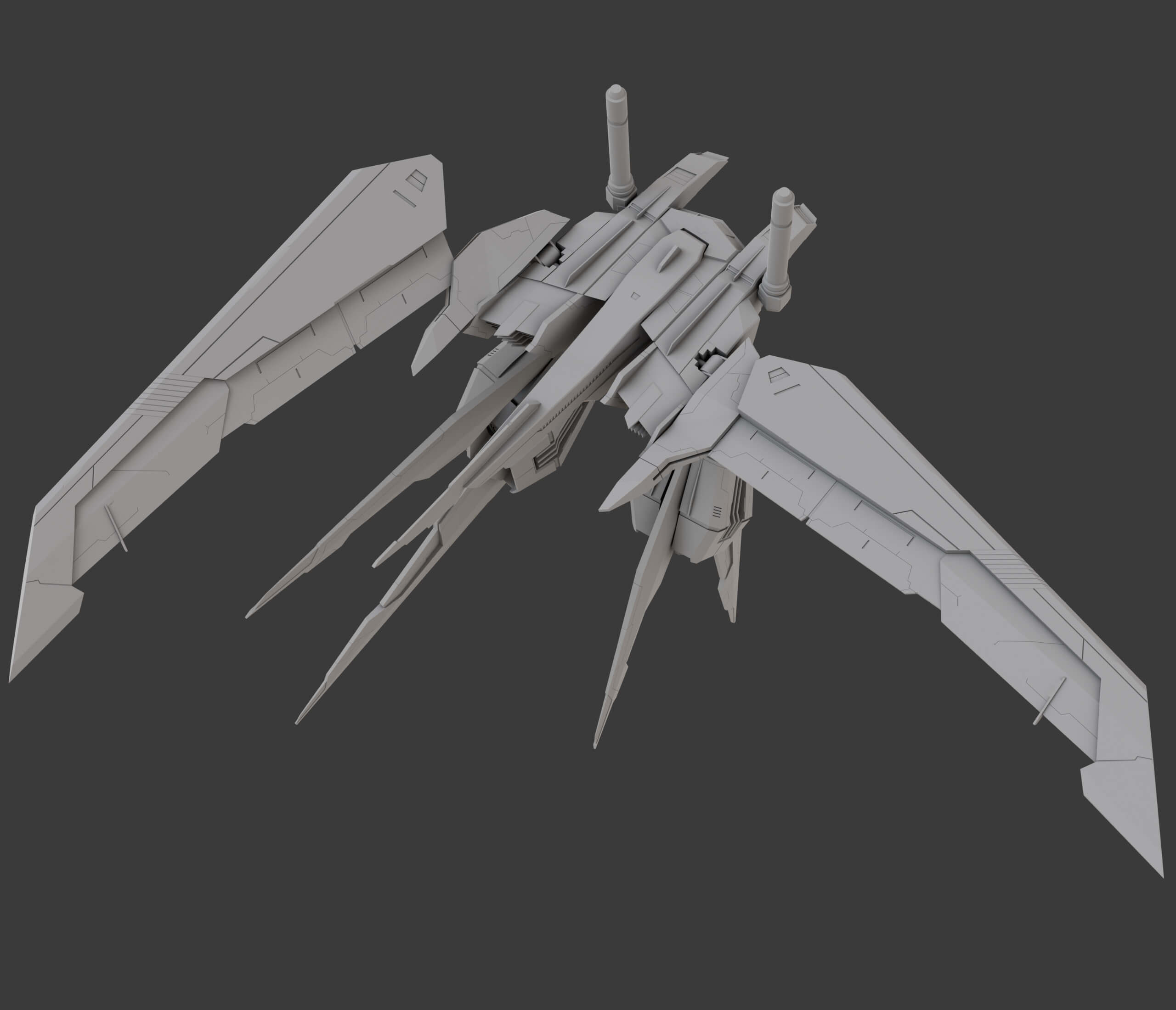 Aile Strike Gundam Remake - Rigged 3D Model by Akbar_Indra