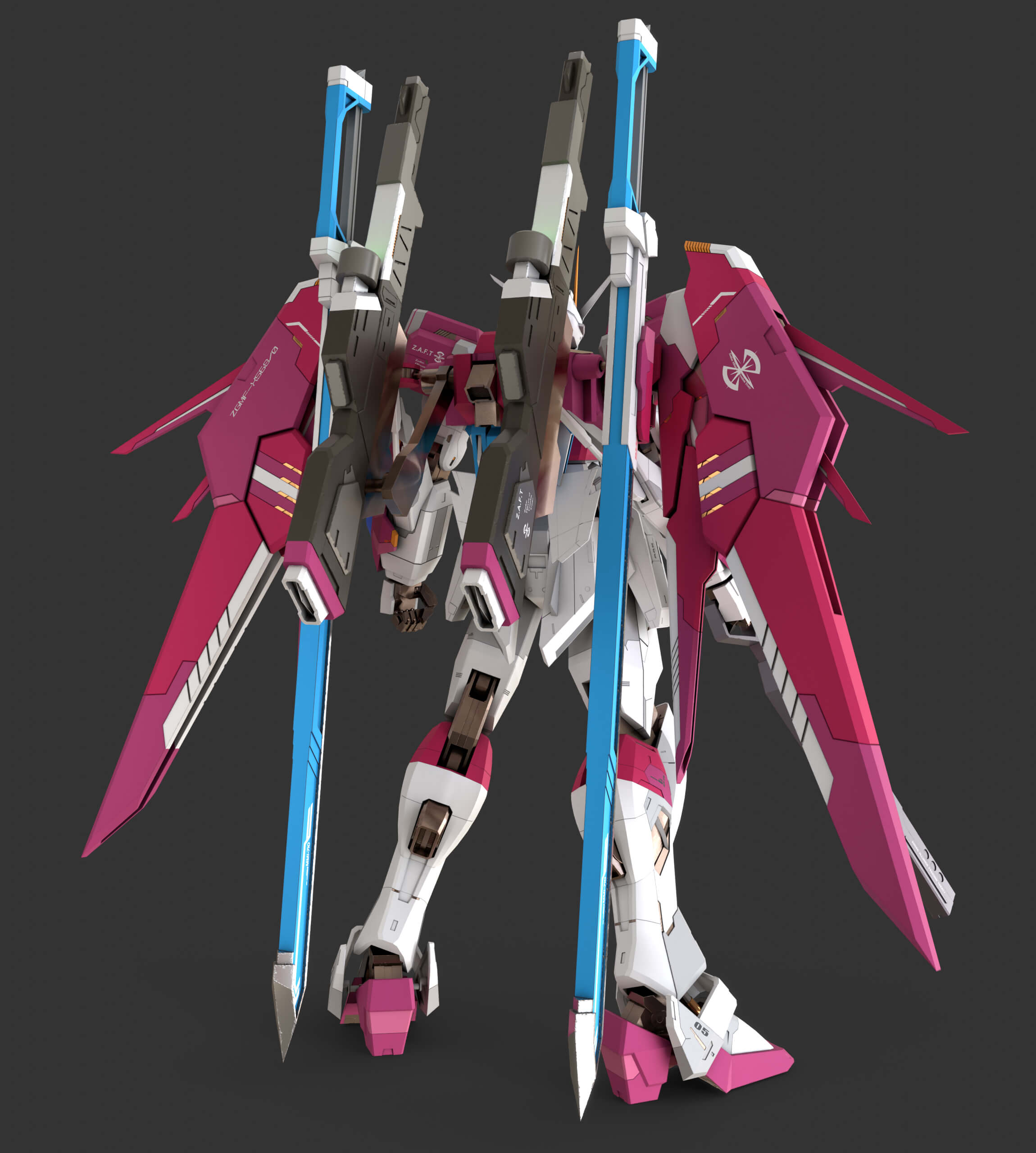 Destiny Impulse Gundam - 3D Model by Akbar_Indra
