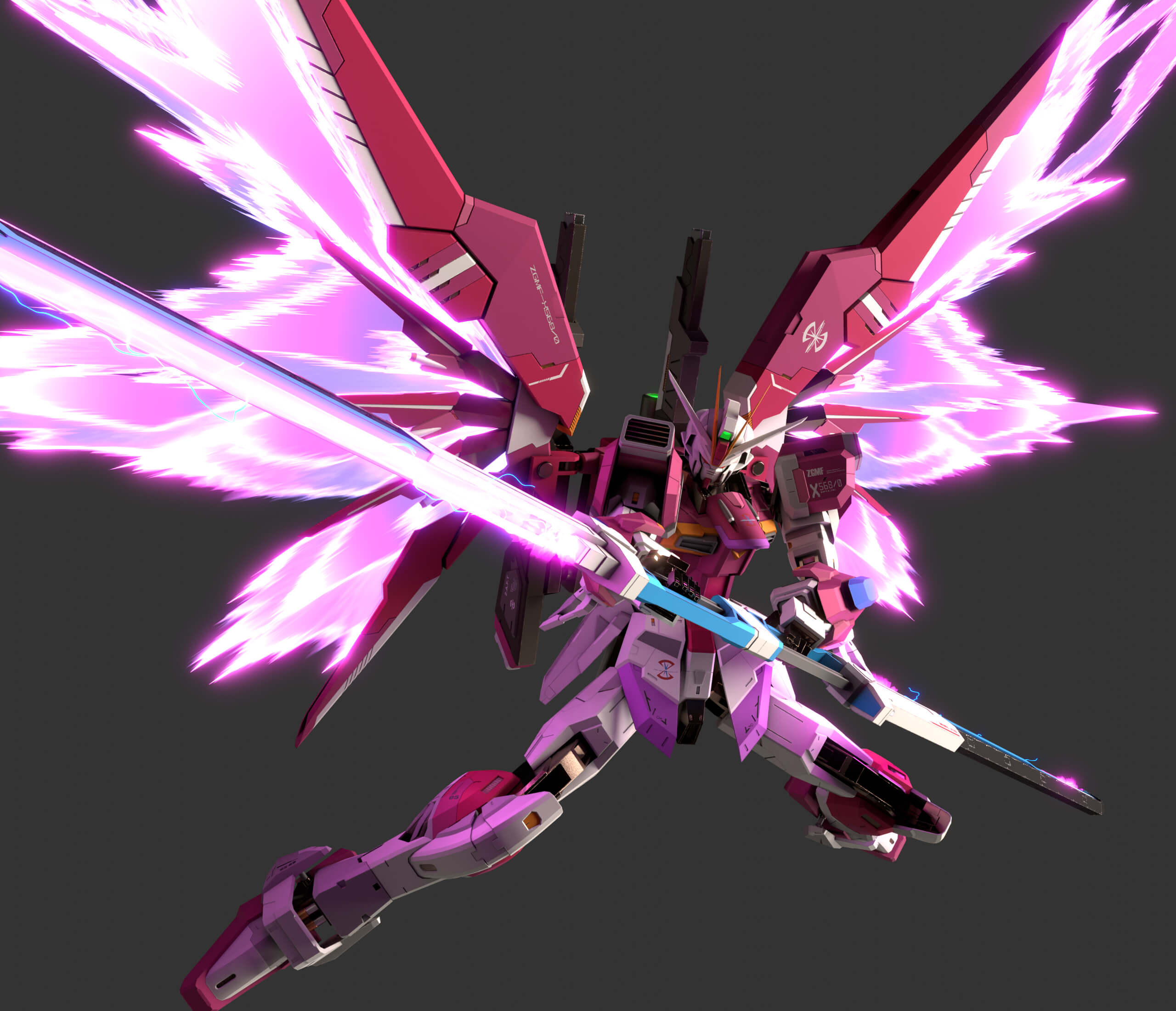 Destiny Impulse Gundam - 3D Model by Akbar_Indra