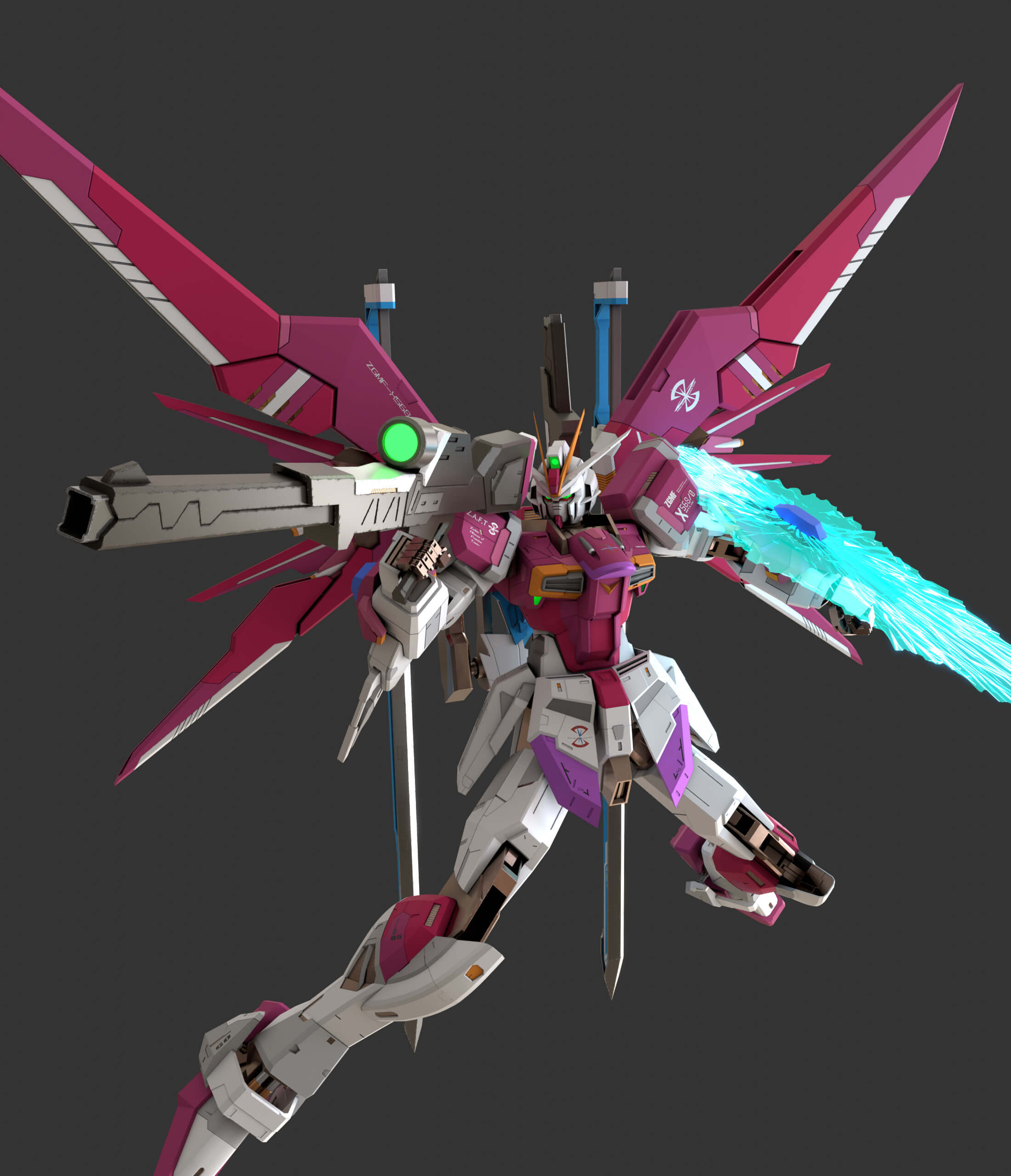 Destiny Impulse Gundam - 3D Model by Akbar_Indra