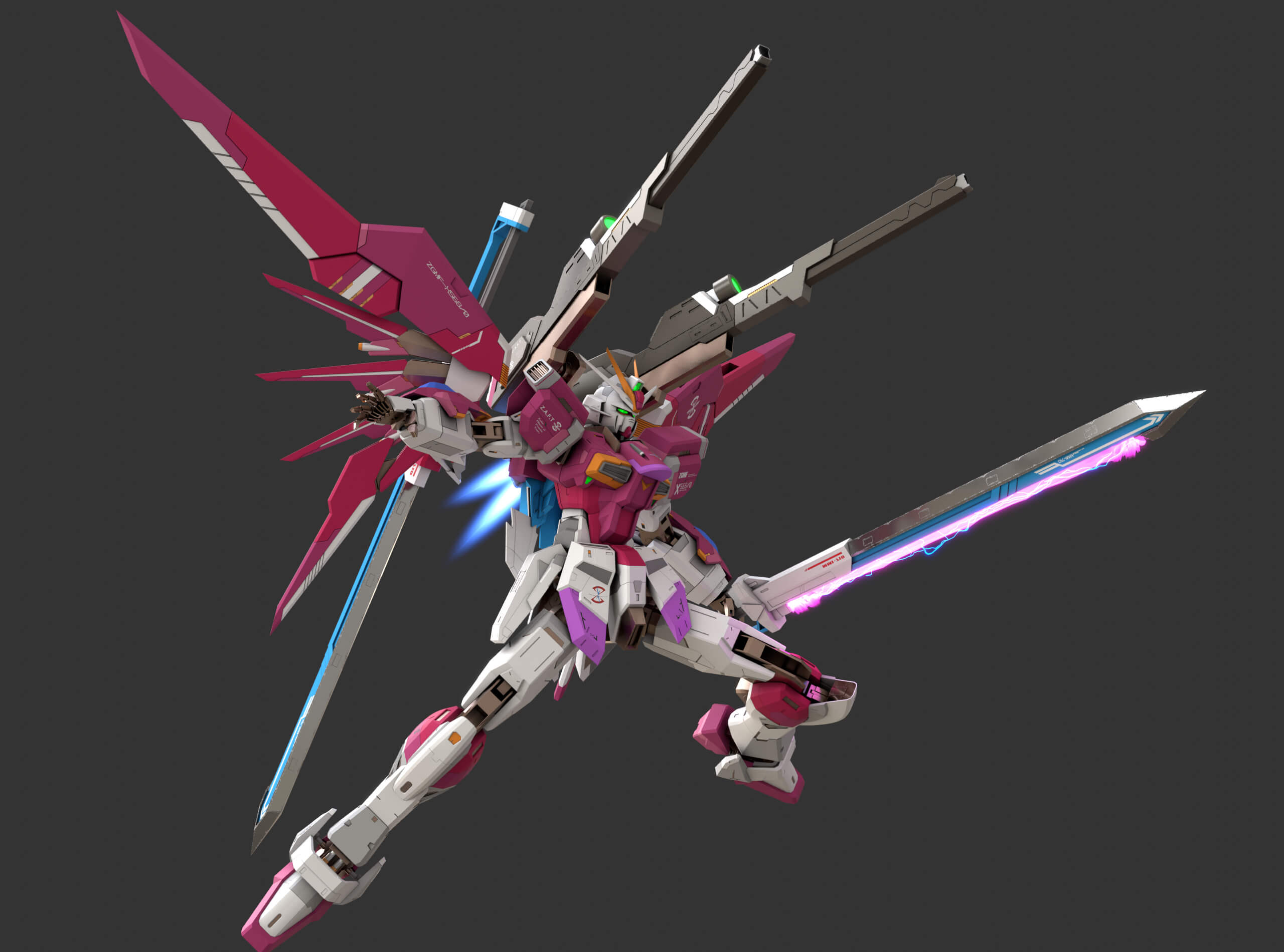 Destiny Impulse Gundam - 3D Model by Akbar_Indra