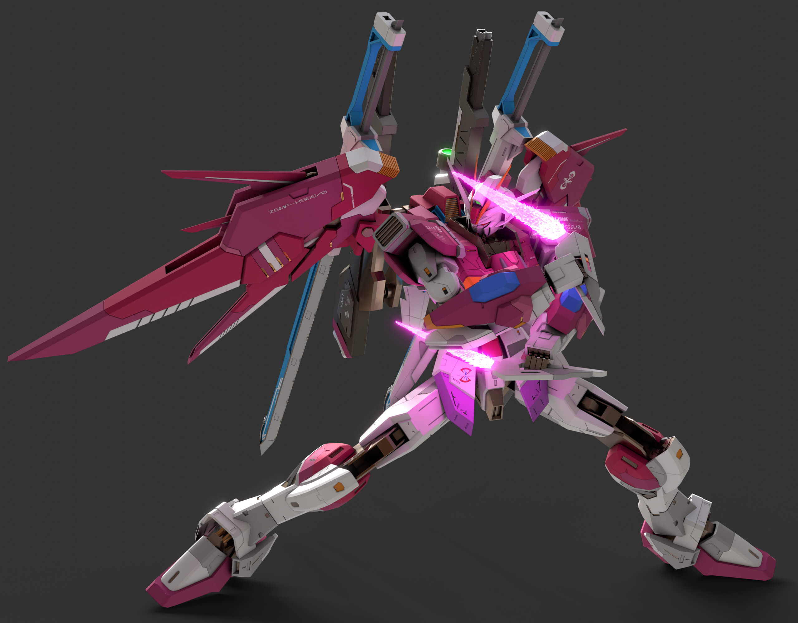 Destiny Impulse Gundam - 3D Model by Akbar_Indra