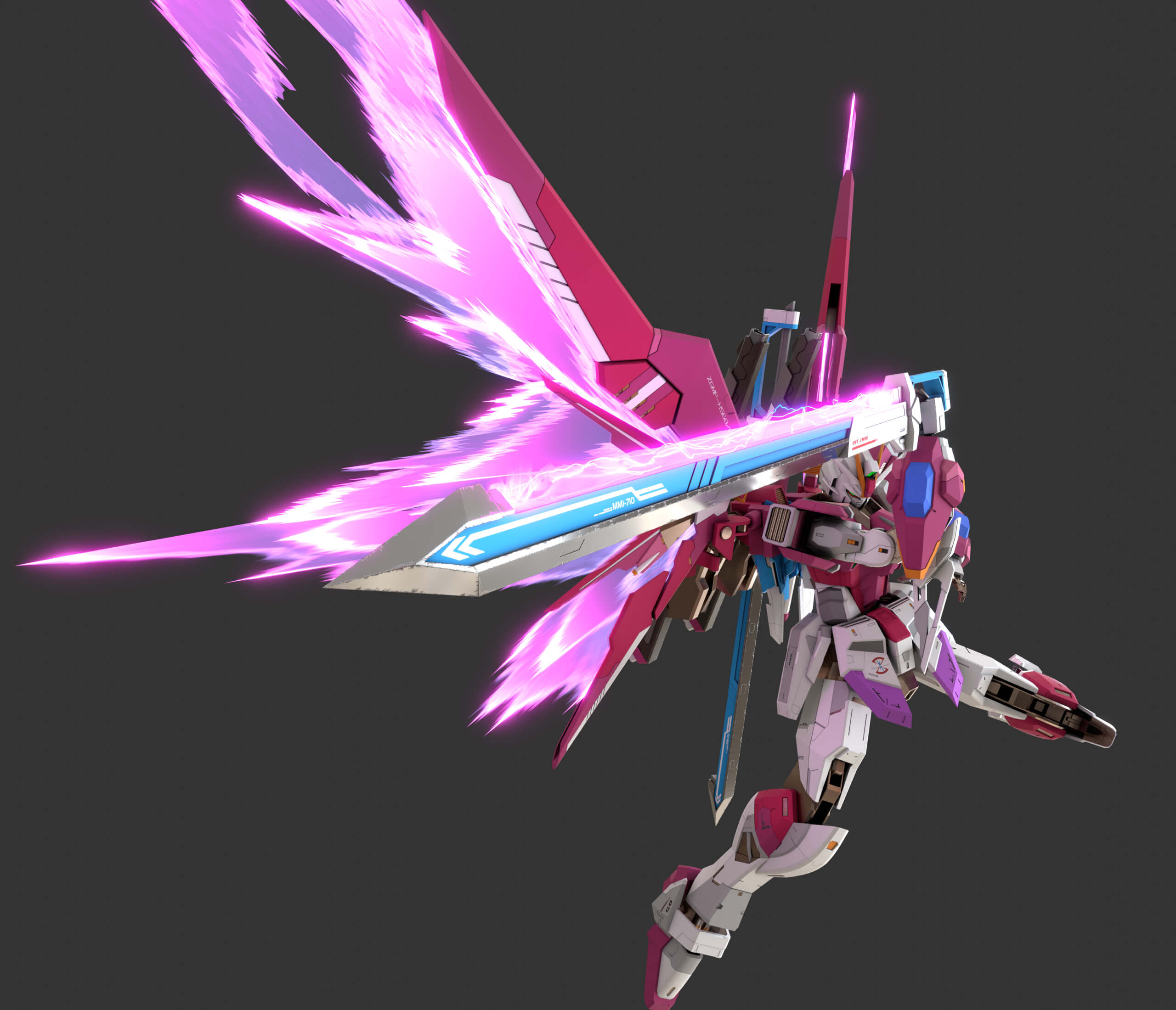Destiny Impulse Gundam - 3D Model by Akbar_Indra