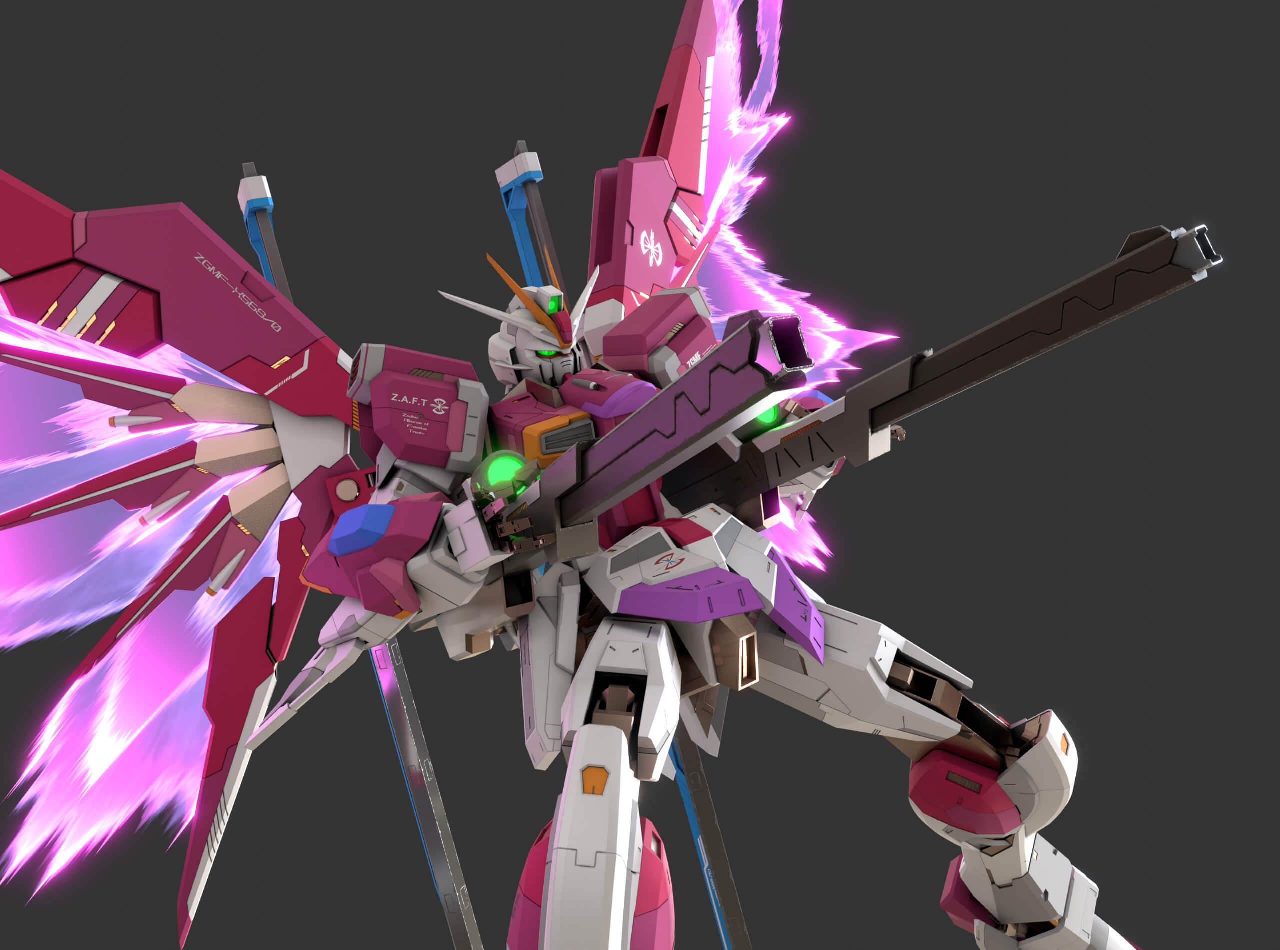 Destiny Impulse Gundam - 3D Model by Akbar_Indra
