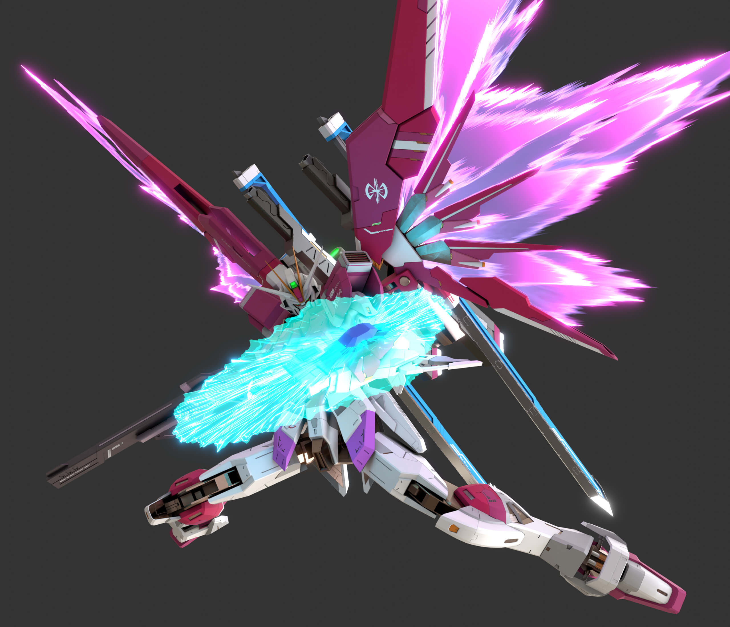 Destiny Impulse Gundam - 3D Model by Akbar_Indra